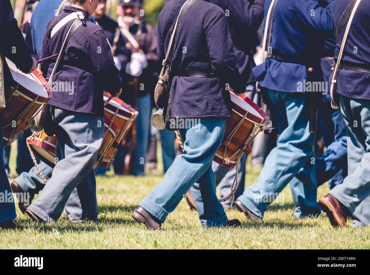 American civil war music band hi-res stock photography and images - Alamy