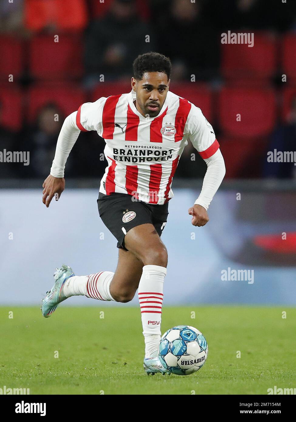 EINDHOVEN - Philipp Mwene of PSV Eindhoven during the friendly match ...