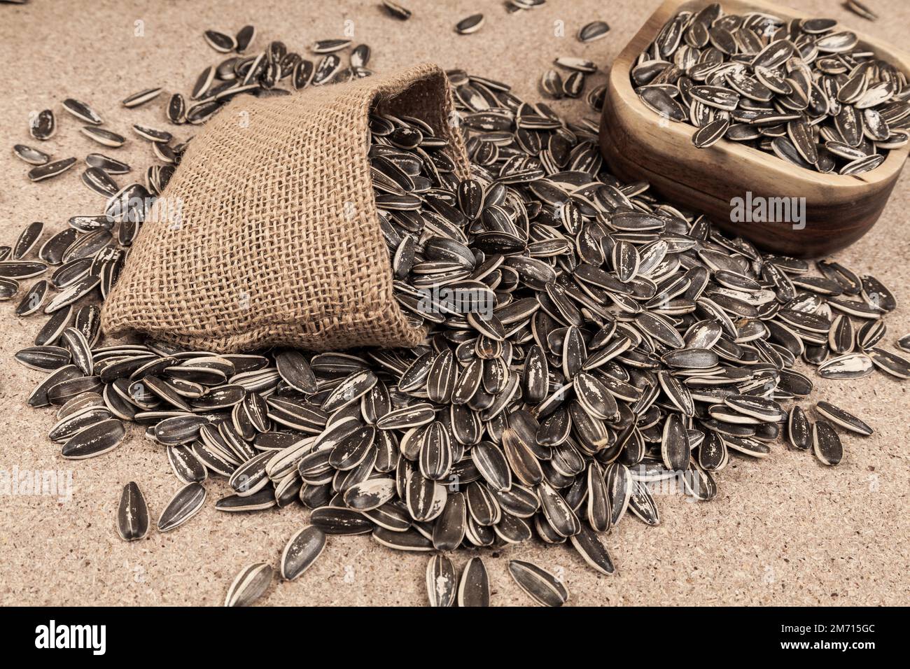 Sunflower Seeds - Helianthus Annuus Stock Photo - Alamy