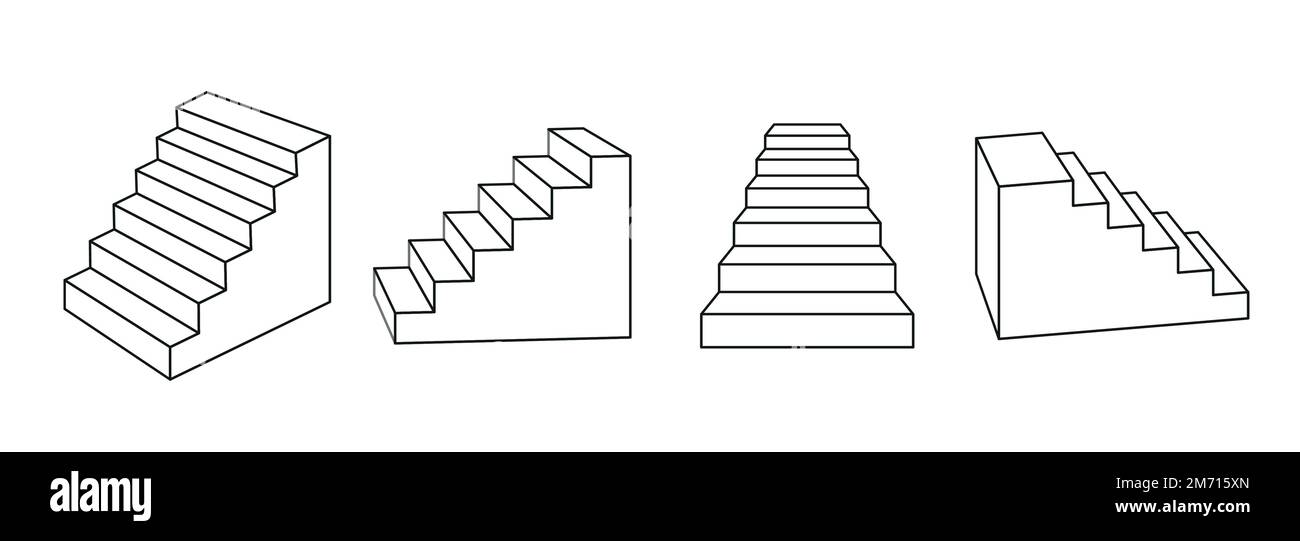 Simple Staircase Drawing