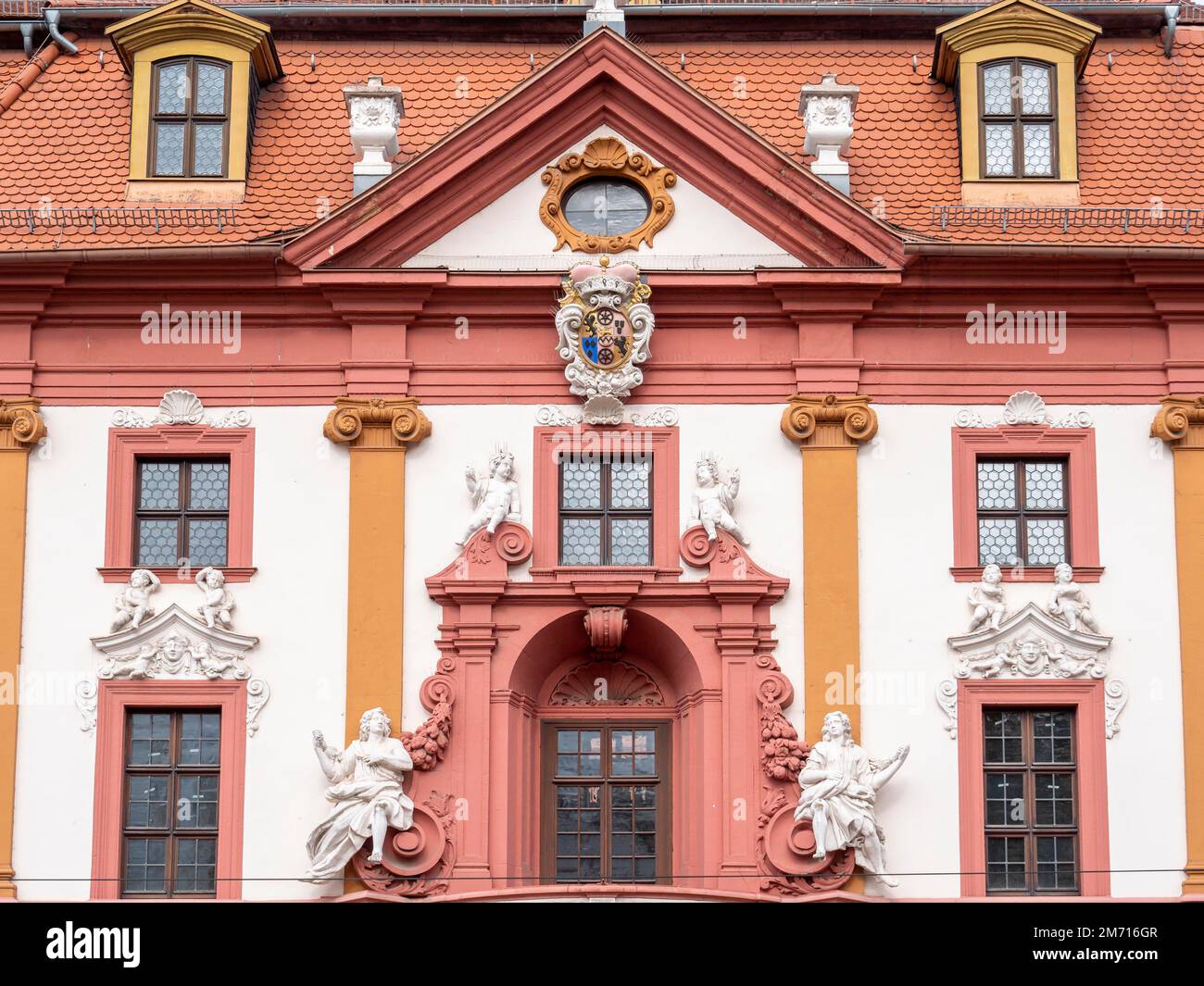 Part of the building above the entrance door, Thuringian State ...