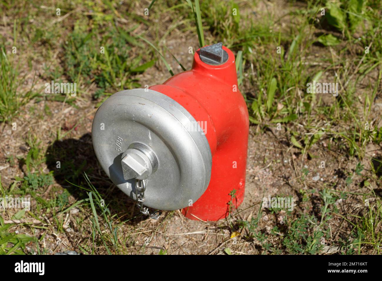 Hydrant, suction point for the fire brigade, Germany Stock Photo - Alamy