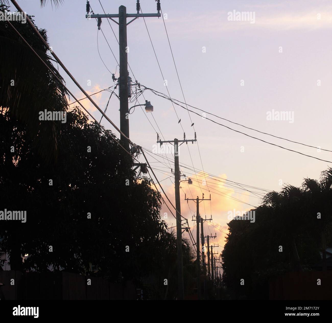 Telephone poles and skyline hi-res stock photography and images - Alamy