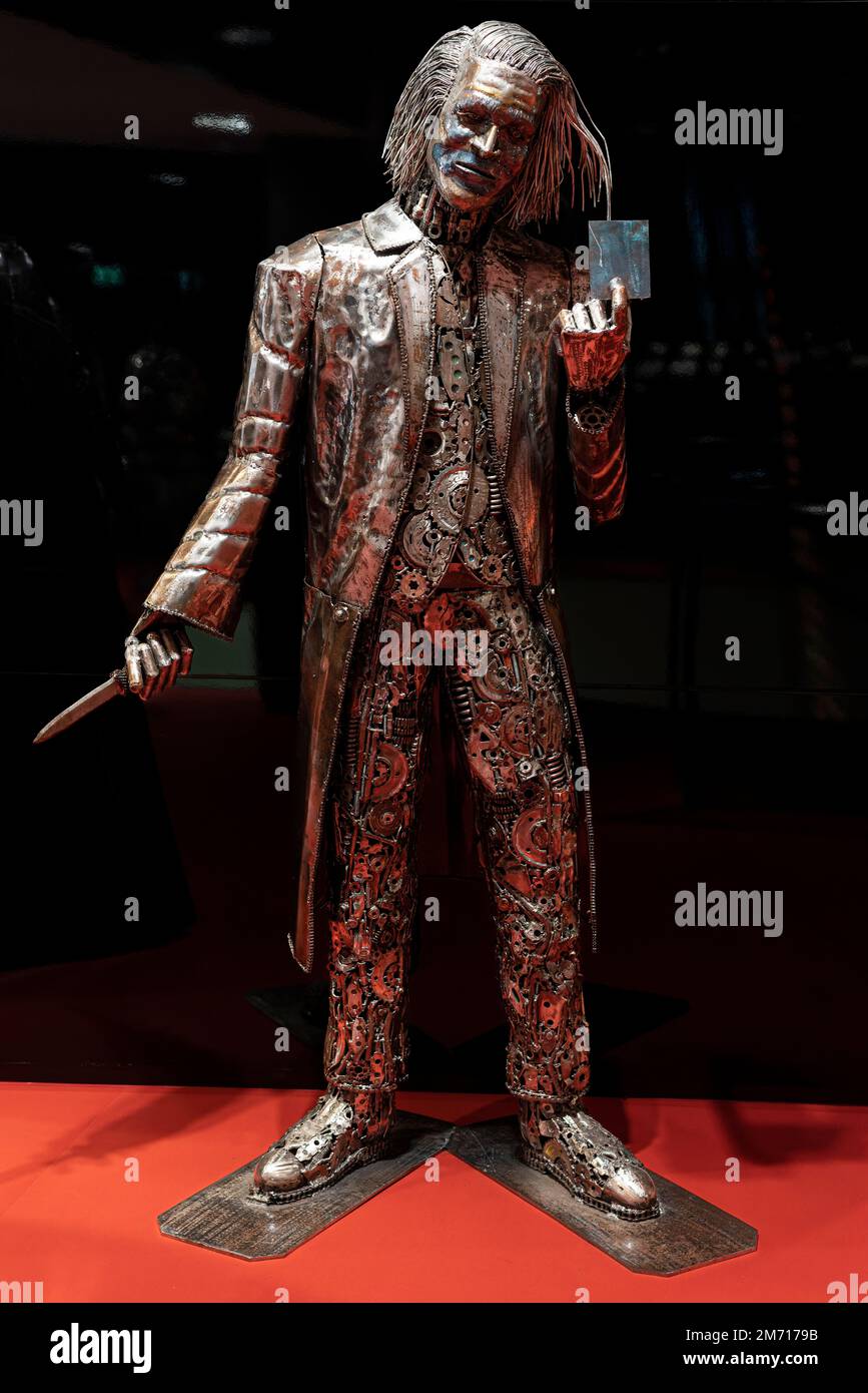 Stainless Steel Exhibition, Joker Figurine, Berlin, Germany Stock Photo ...