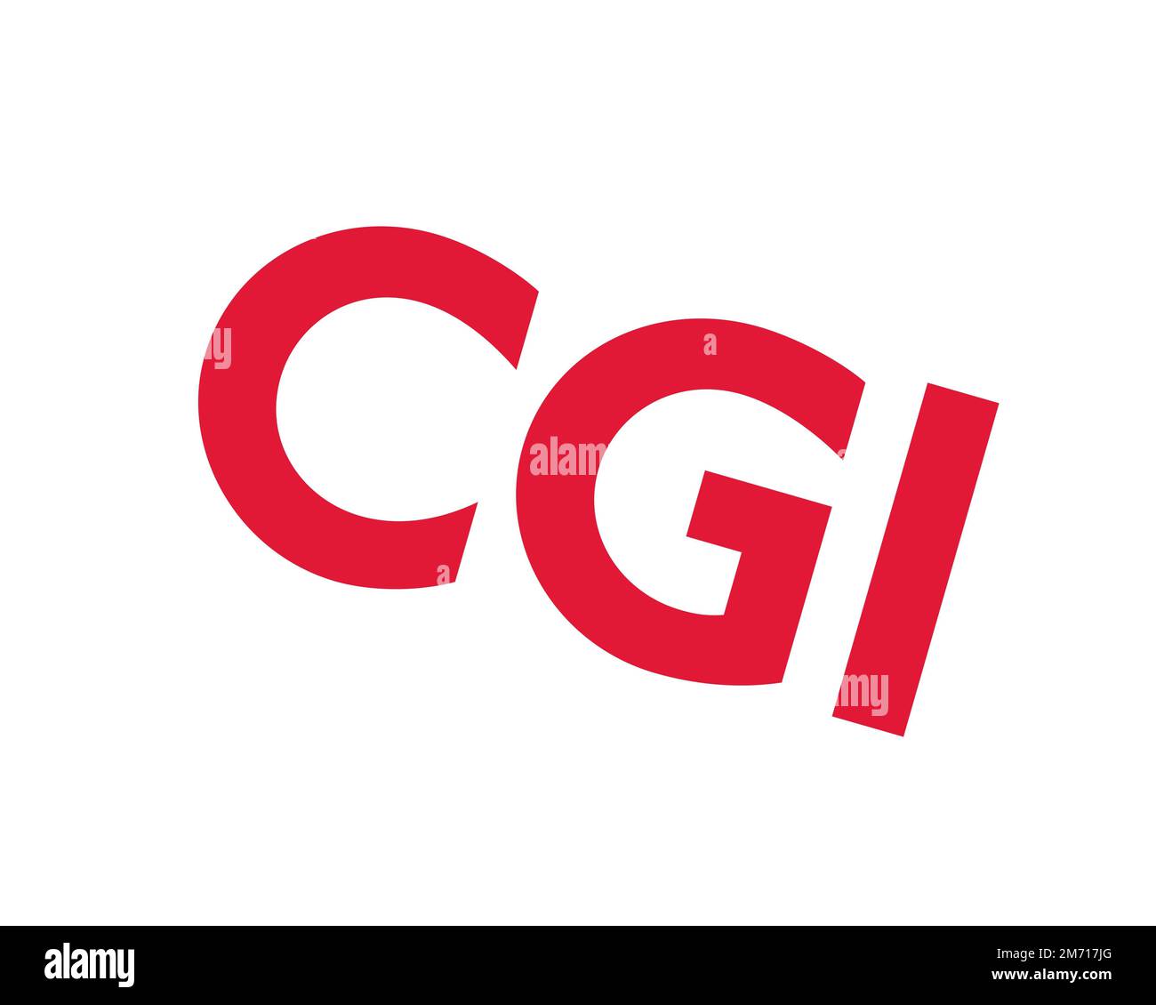 CGI Inc. rotated logo, White background B Stock Photo - Alamy