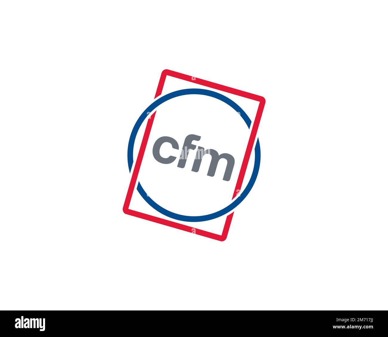 CFM International, rotated logo, white background B Stock Photo - Alamy