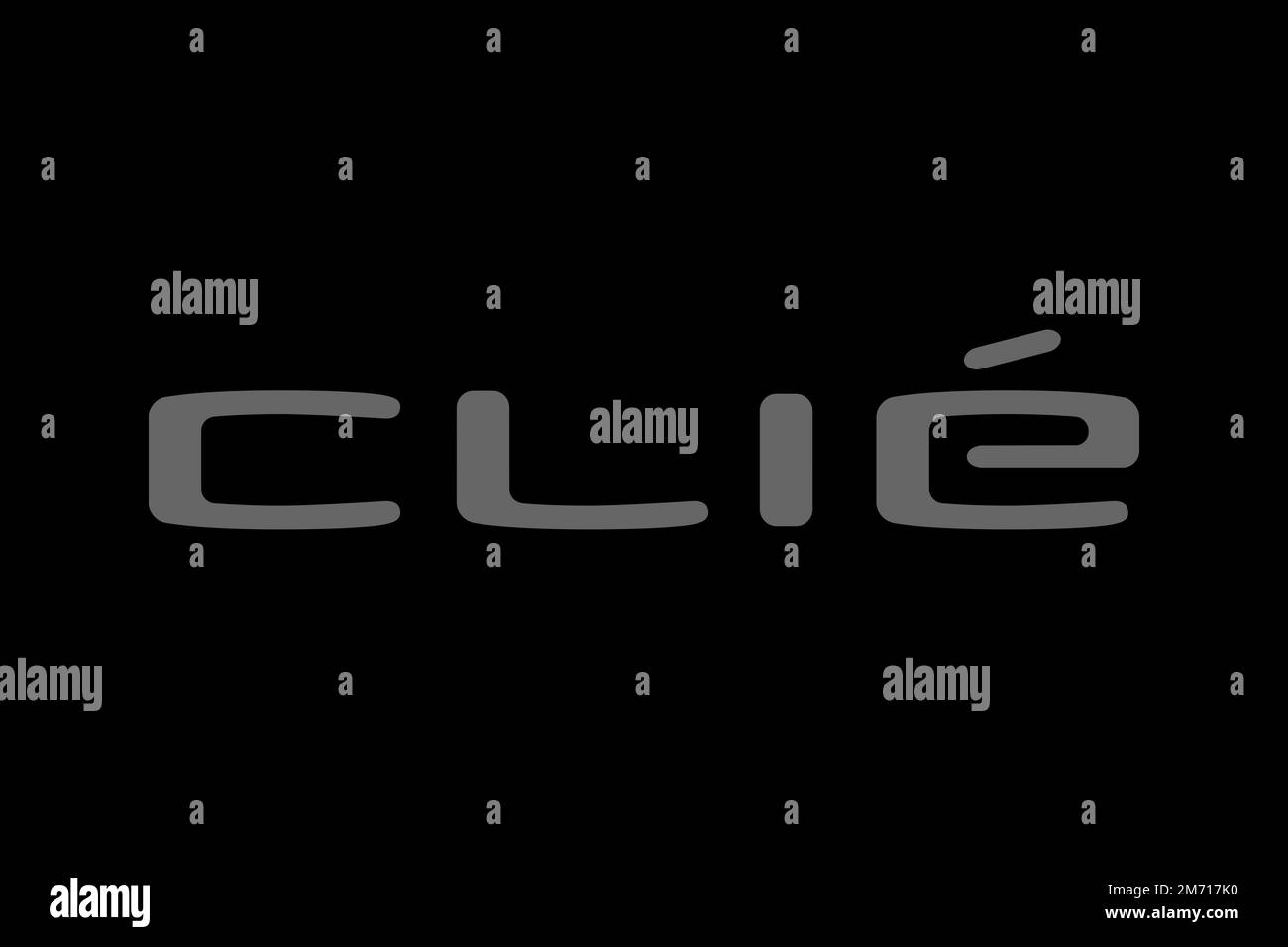 CLIE, Logo, Black background Stock Photo - Alamy