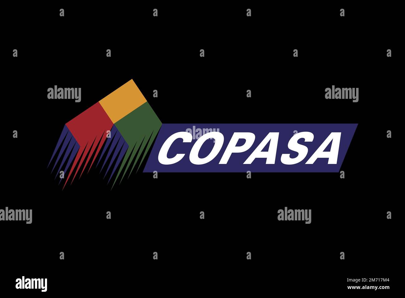 COPASA, Logo, Black background Stock Photo - Alamy