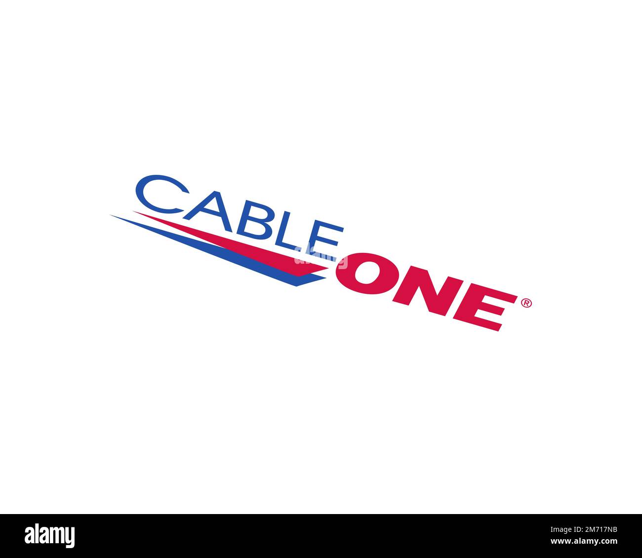 Cable One, rotated logo, white background B Stock Photo - Alamy