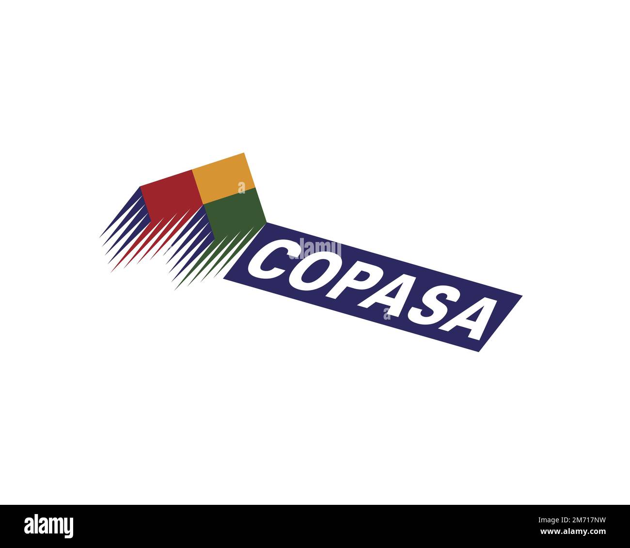 COPASA, rotated logo, white background B Stock Photo - Alamy