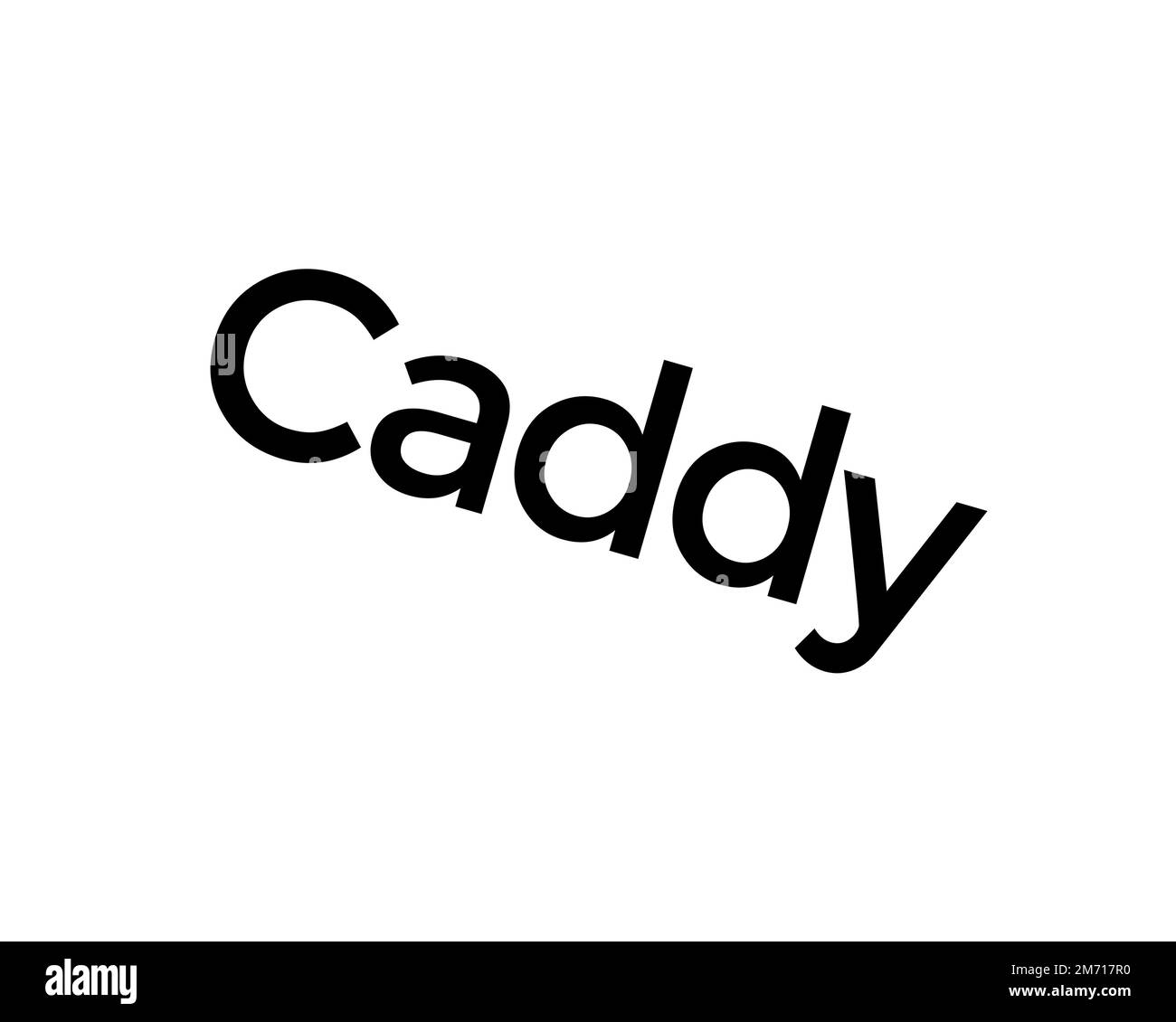 Caddy web server, rotated logo, white background B Stock Photo - Alamy