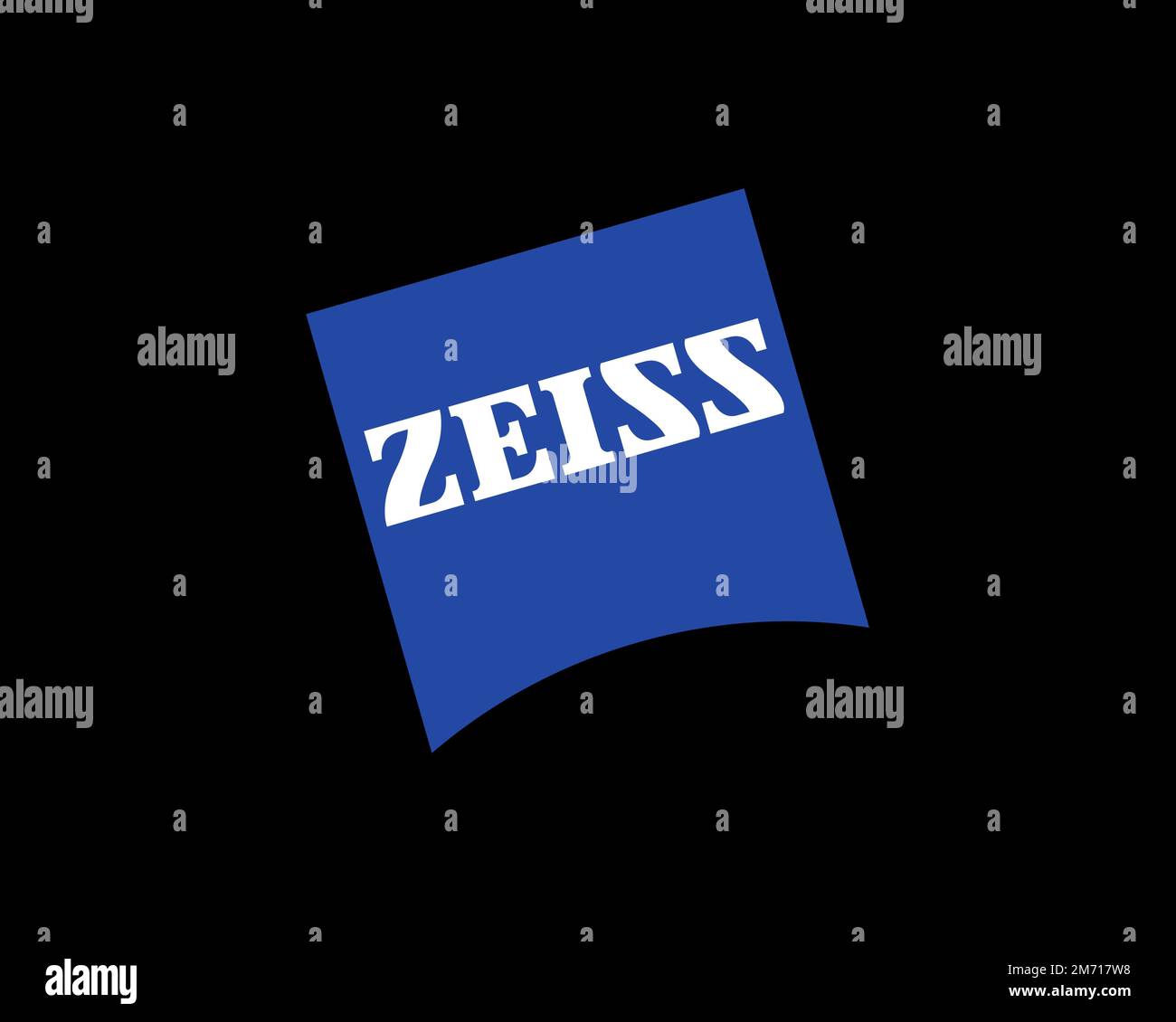 Carl Zeiss SMT, rotated logo, black background Stock Photo - Alamy