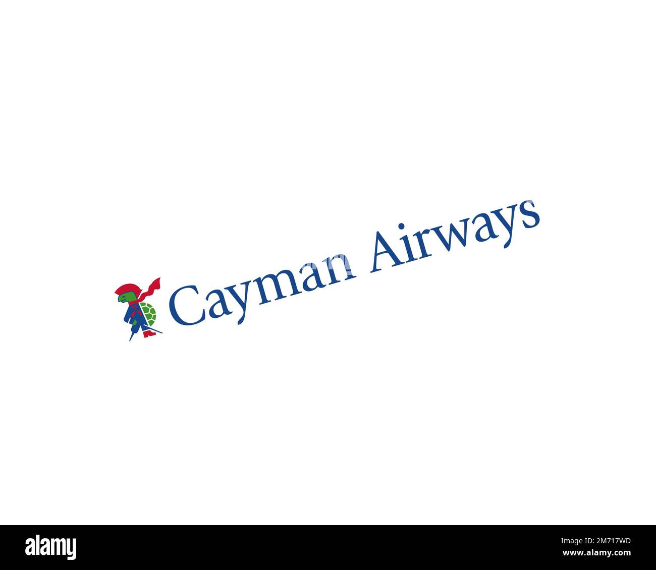 Cayman Airways, rotated logo, white background Stock Photo - Alamy