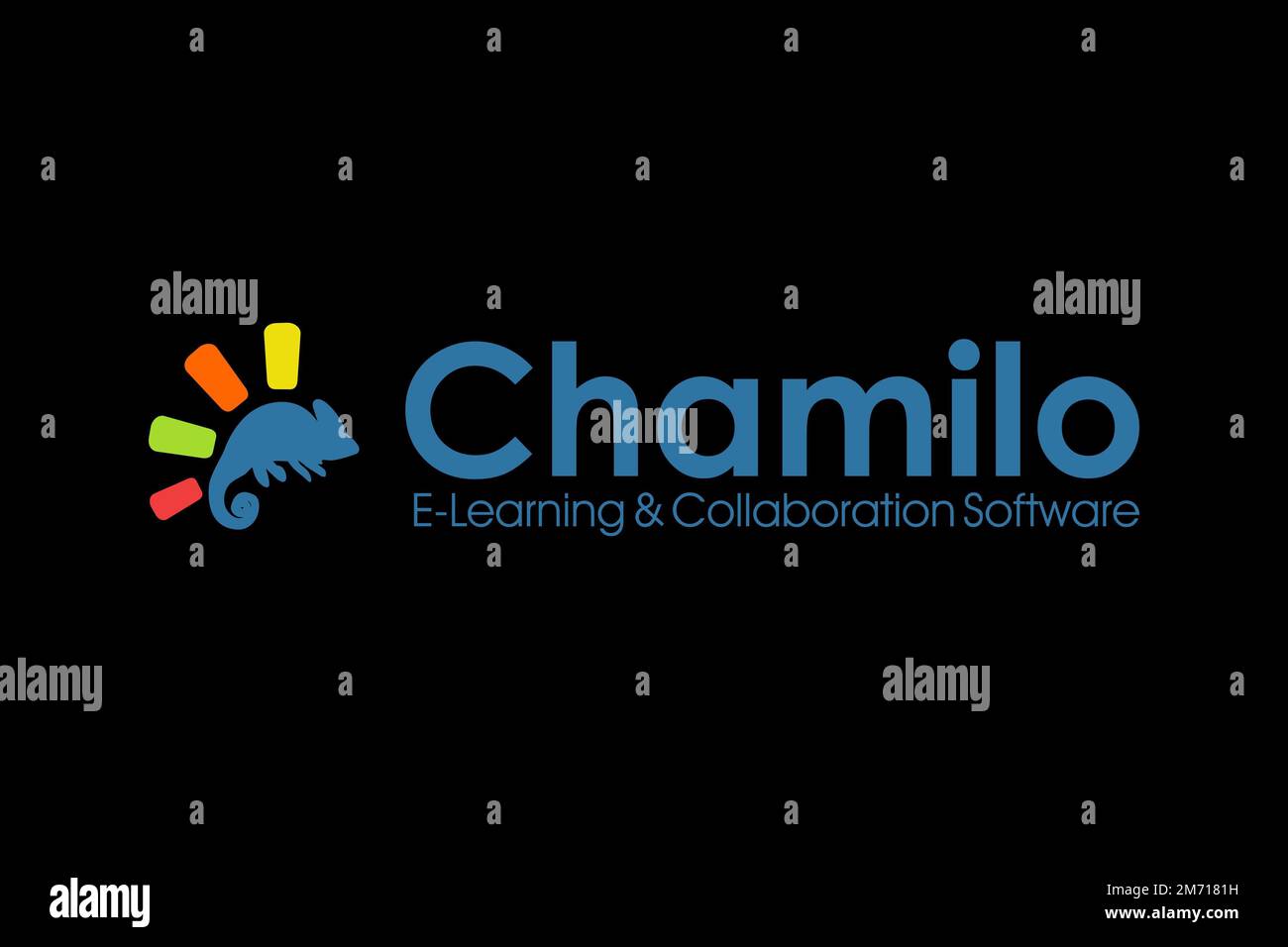 Chamilo, Logo, Black background Stock Photo - Alamy