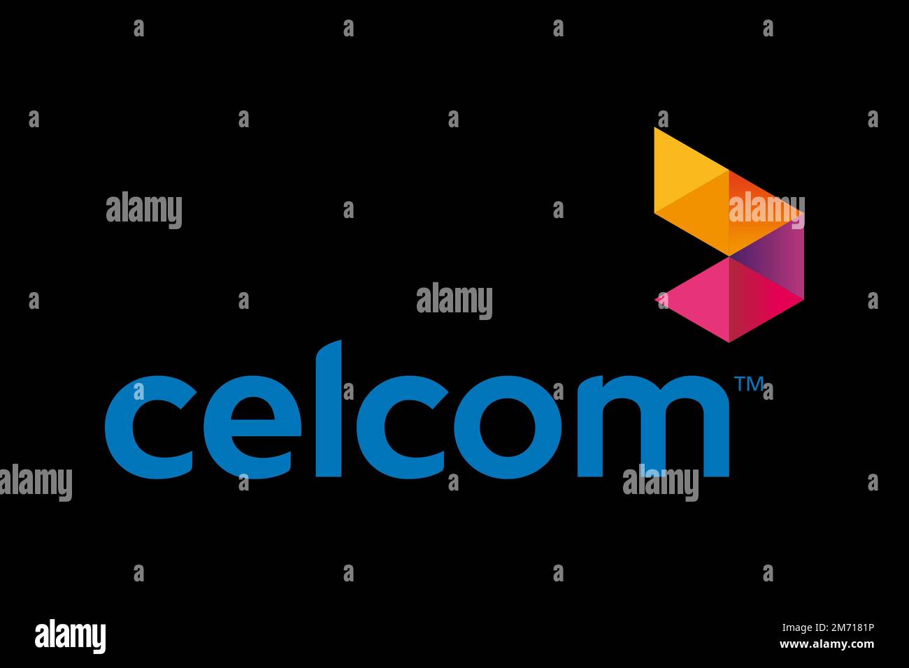 Celcom, Logo, Black background Stock Photo - Alamy