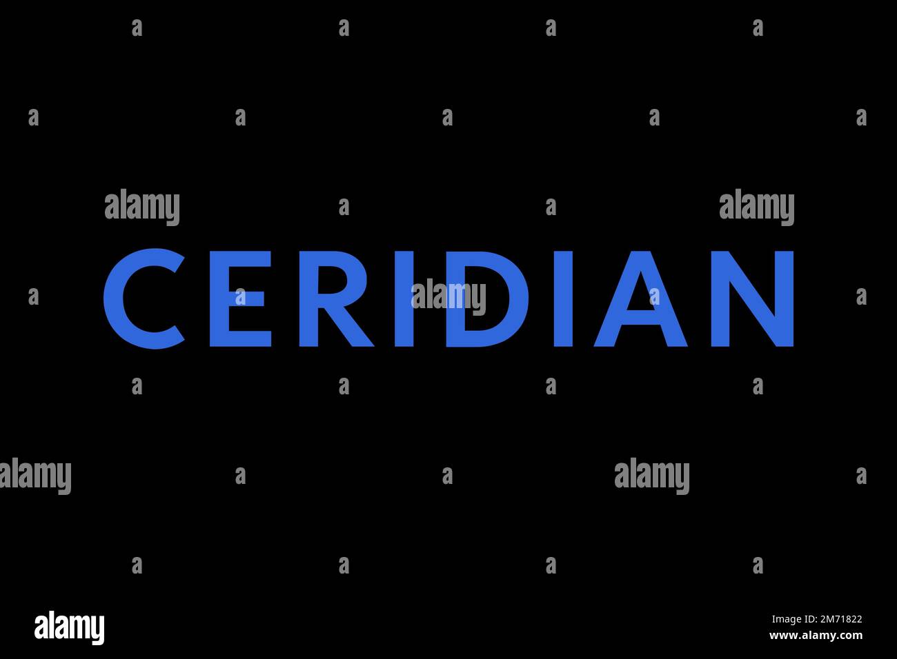 Ceridian, Logo, Black background Stock Photo - Alamy