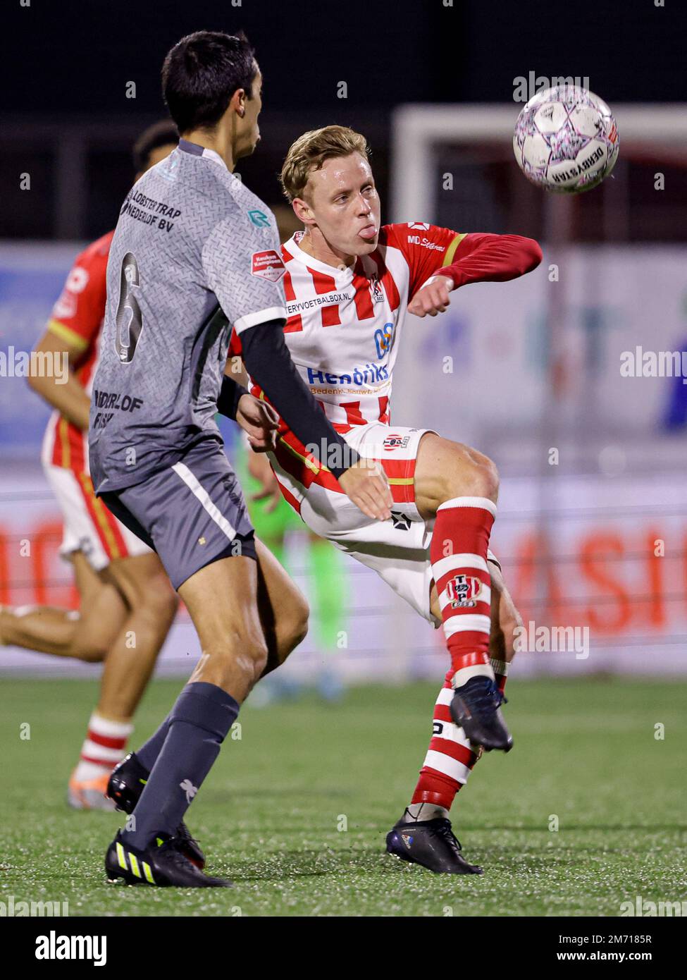 OSS, NETHERLANDS - JANUARY 6: Rick Dekker of TOP Oss during the Dutch ...