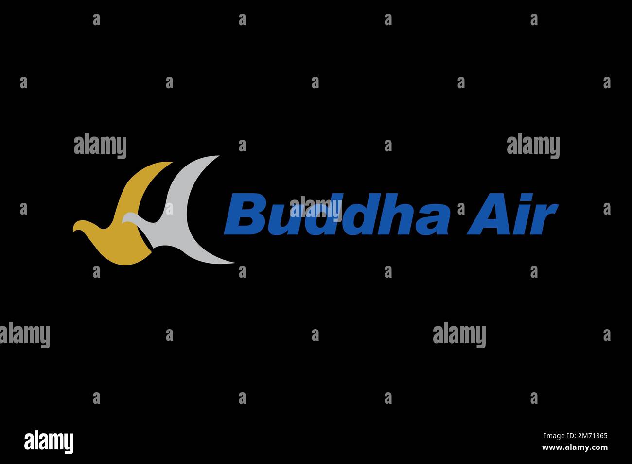 Buddha Air, Logo, Black background Stock Photo - Alamy