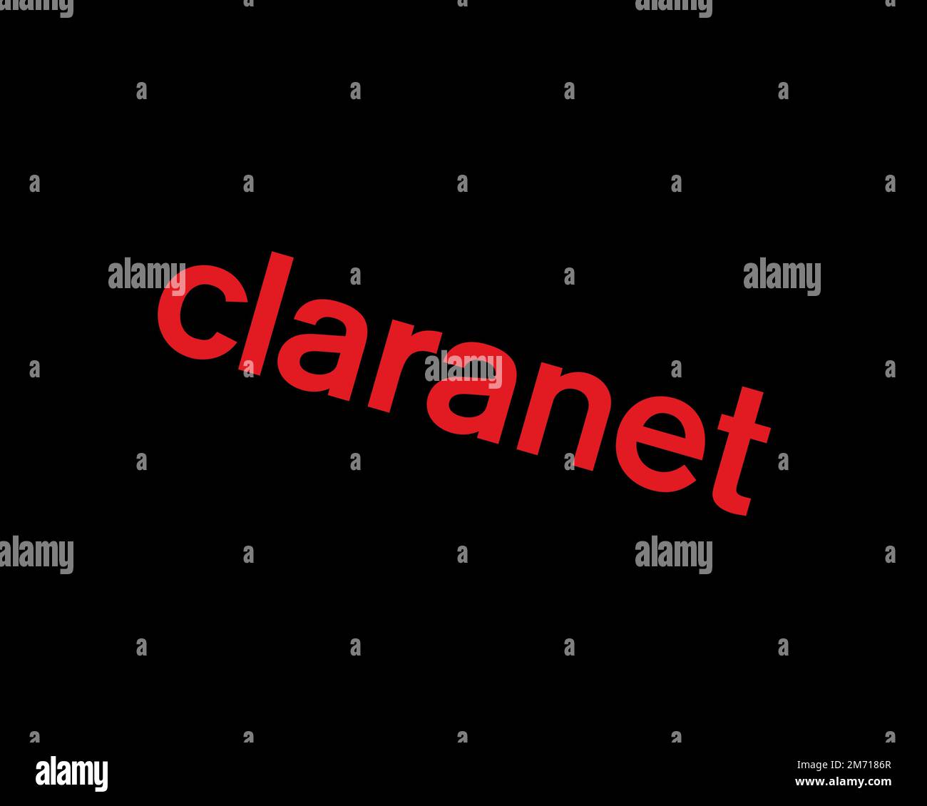 Claranet, rotated logo, black background B Stock Photo - Alamy