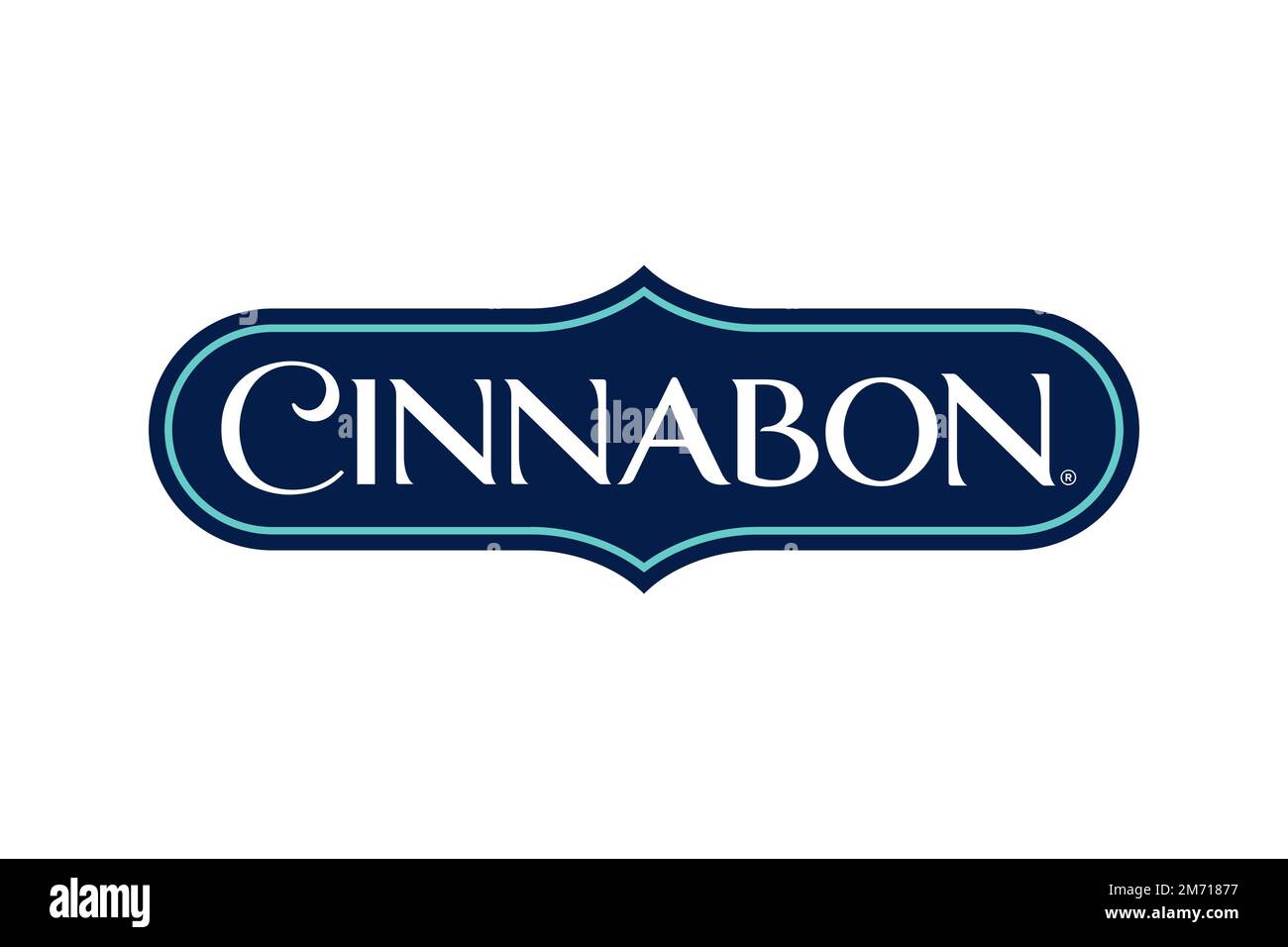 Cinnabon, Logo, White background Stock Photo - Alamy