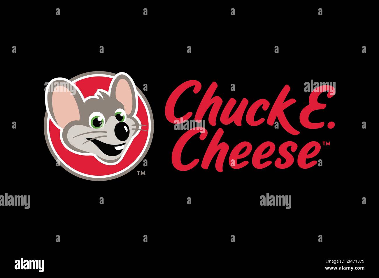 Chuck E. Cheese, Logo, Black background Stock Photo - Alamy Chuck E. Cheese, Logo, Black background Stock Photo - Alamy