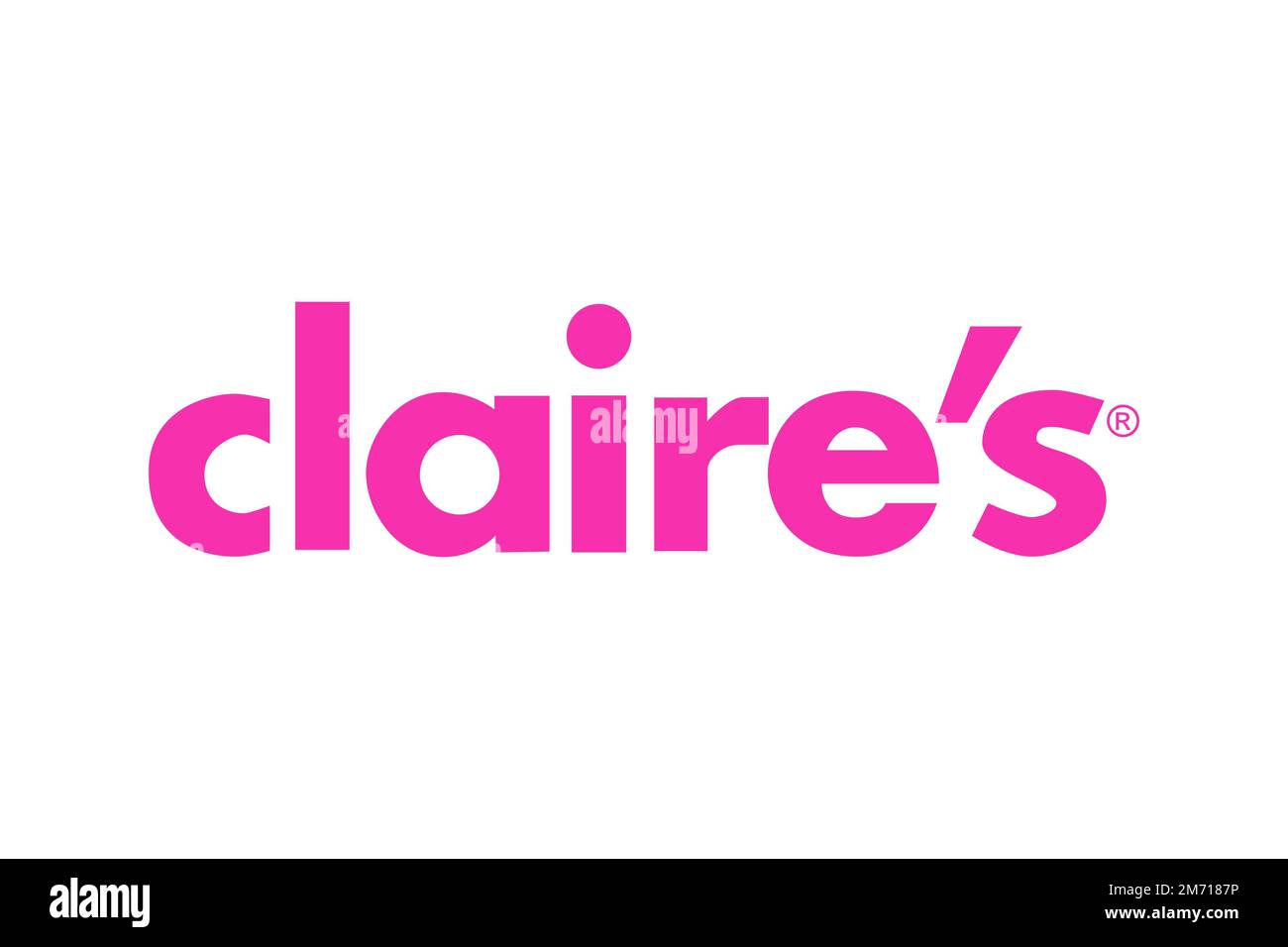 Claire's, Logo, White Background Stock Photo - Alamy