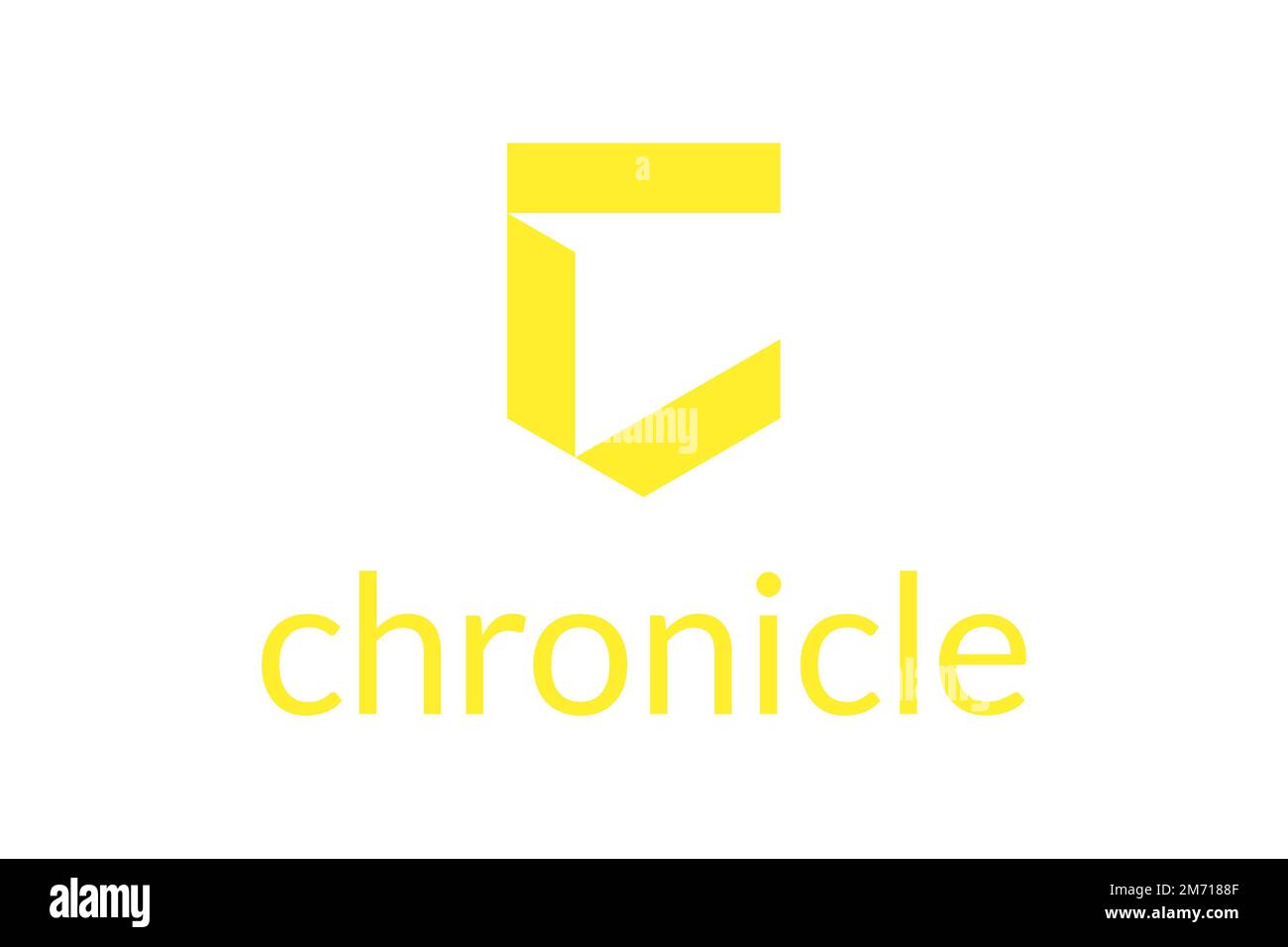 Chronicle company, Logo, White background Stock Photo - Alamy