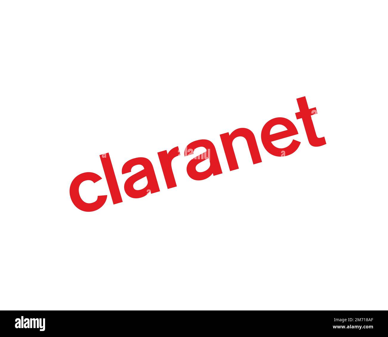Claranet, rotated logo, white background Stock Photo - Alamy