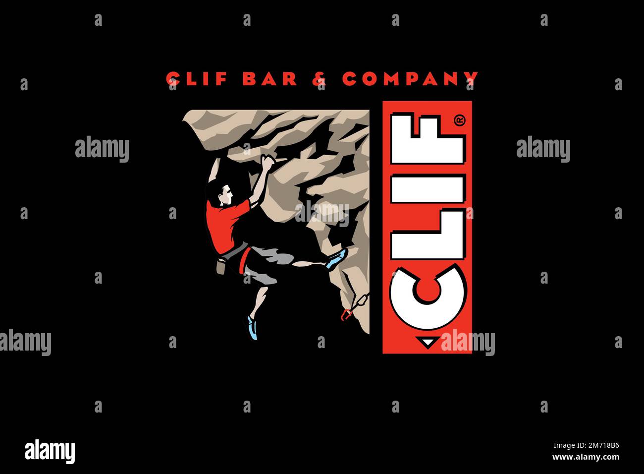 Clif Bar, Logo, Black background Stock Photo - Alamy
