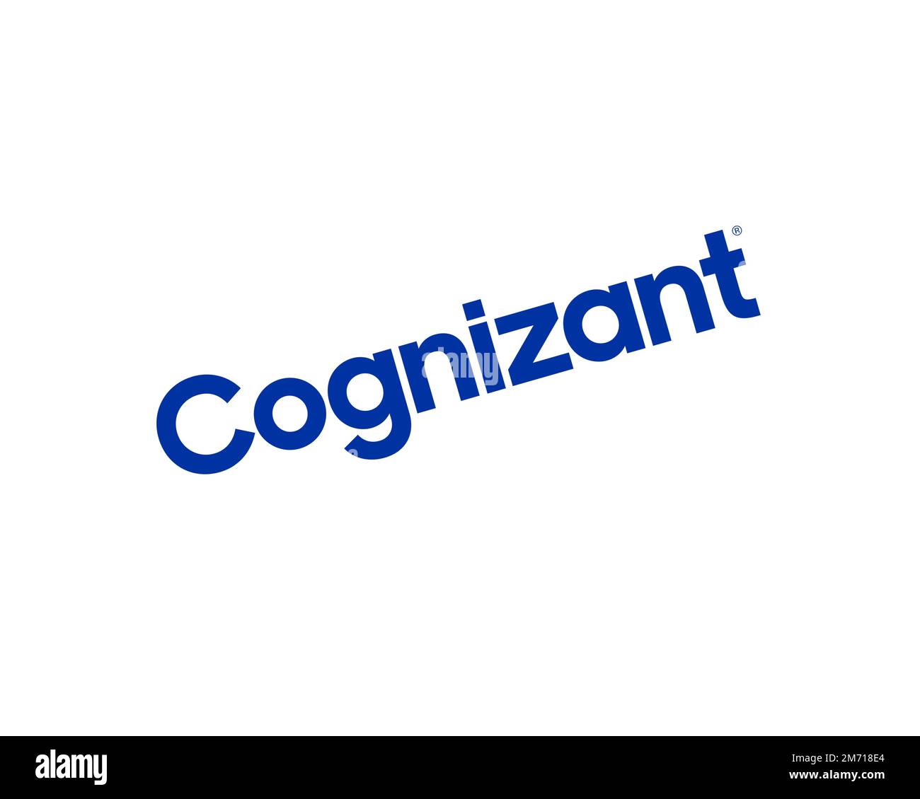Cognizant, rotated logo, white background Stock Photo - Alamy