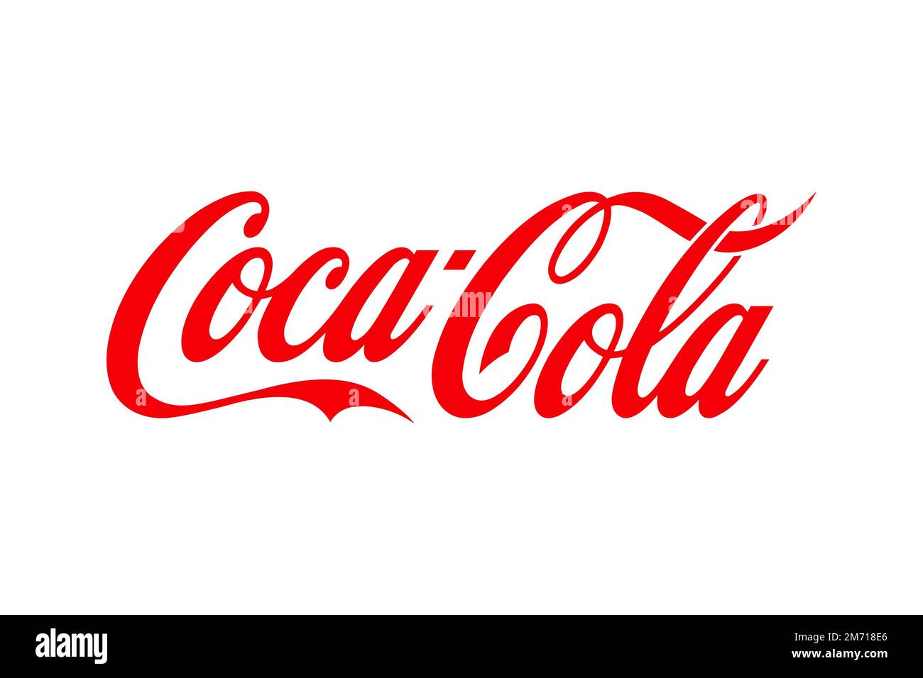 Coca Cola, Logo, White background Stock Photo - Alamy