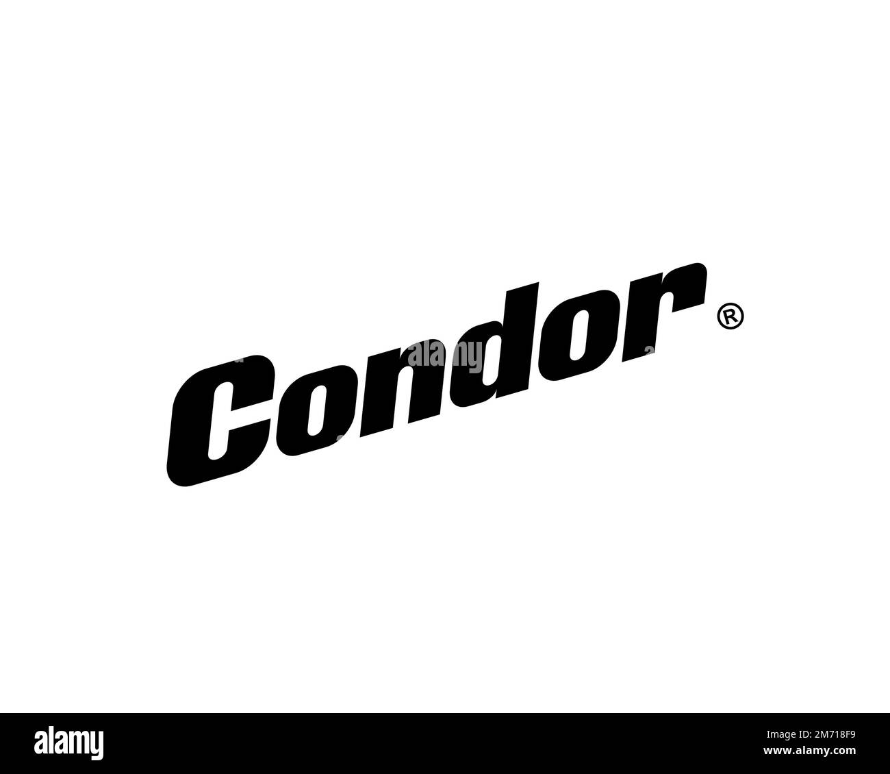 Condor Cycles, rotated logo, white background Stock Photo - Alamy