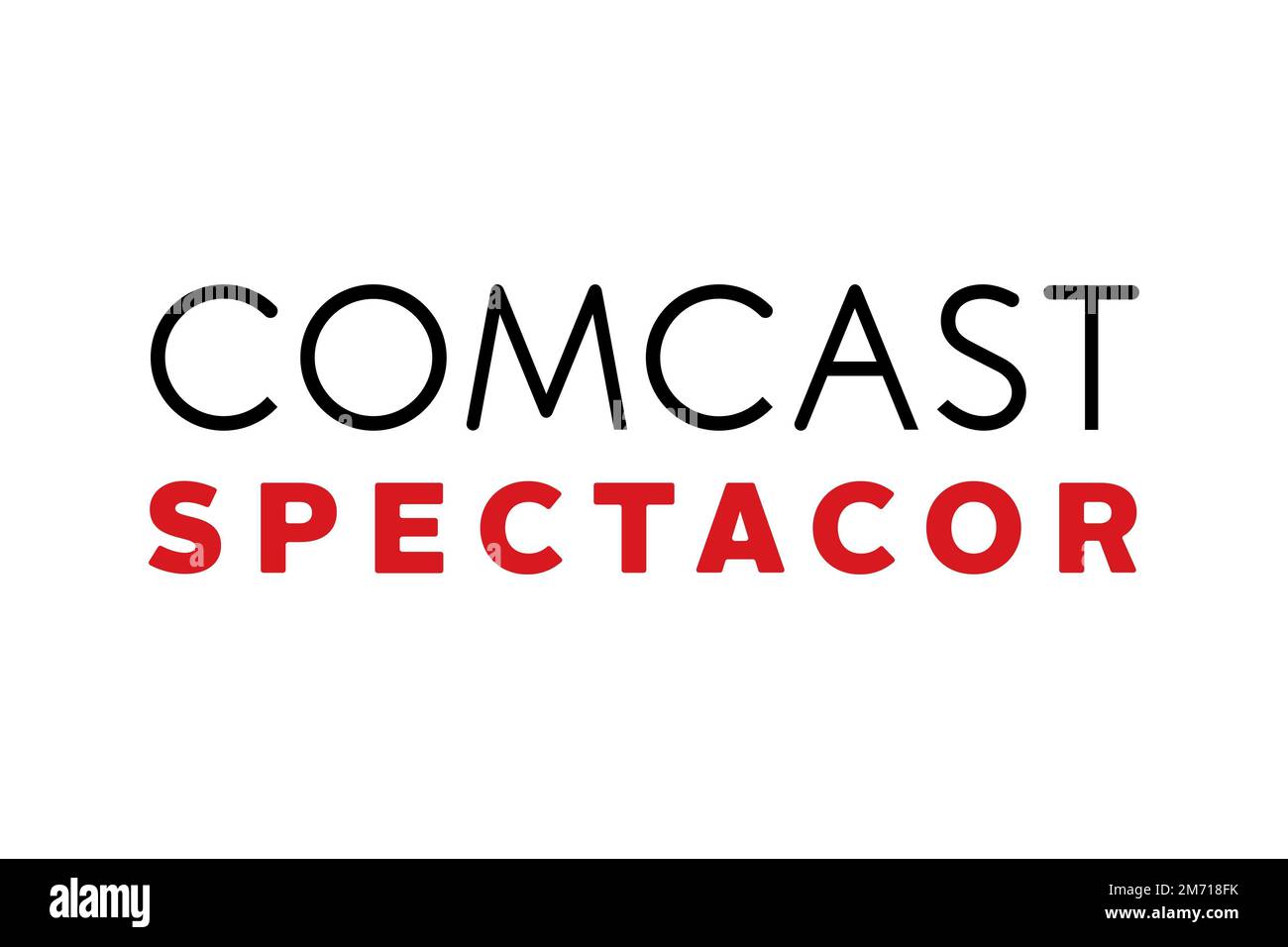 Comcast Spectacor, Logo, White Background Stock Photo - Alamy