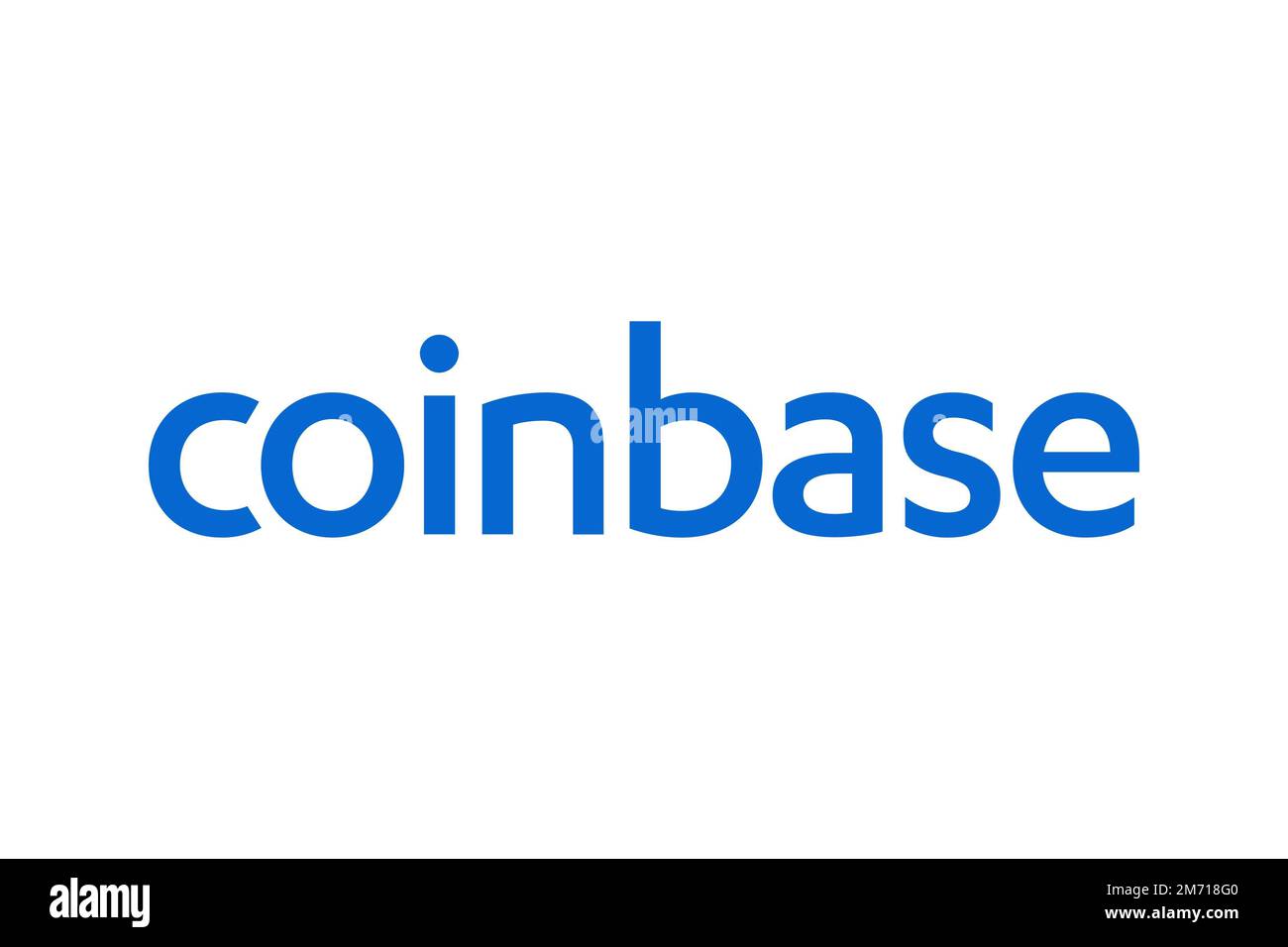 Coinbase, Logo, White background Stock Photo - Alamy