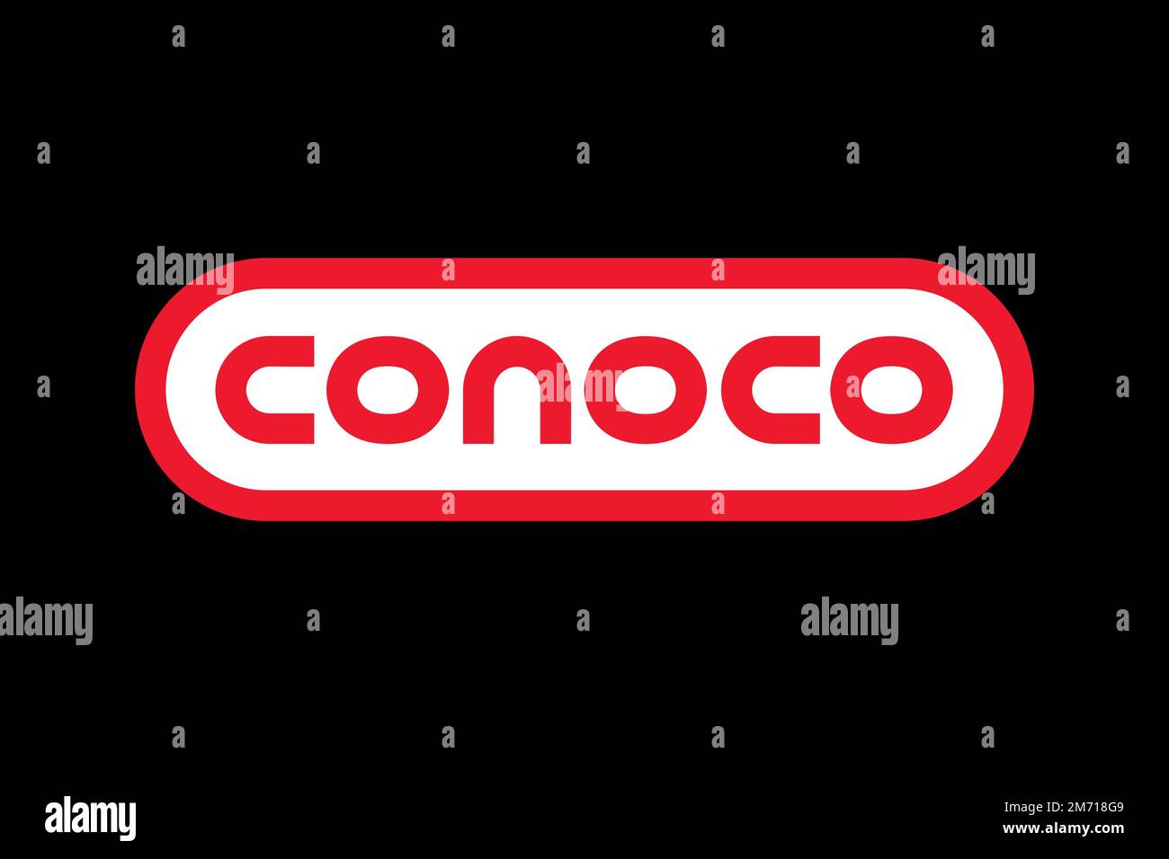 Conoco, Logo, Black background Stock Photo - Alamy