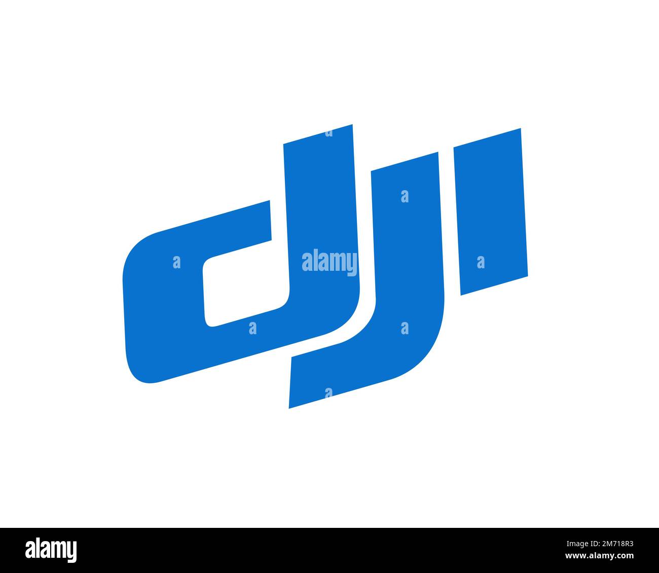 DJI company, rotated logo, white background Stock Photo - Alamy