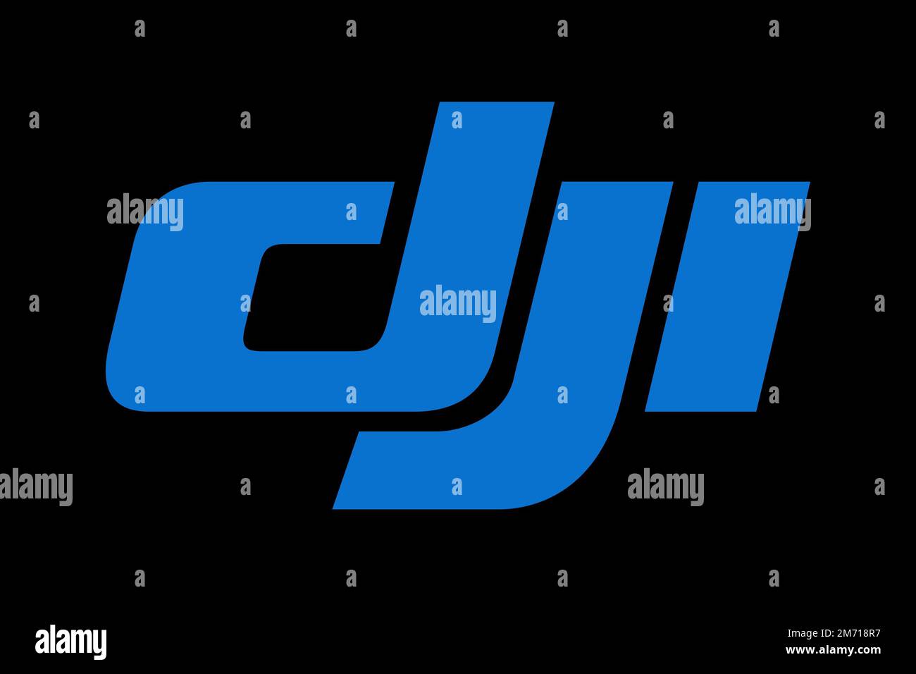 DJI company, Logo, Black background Stock Photo - Alamy