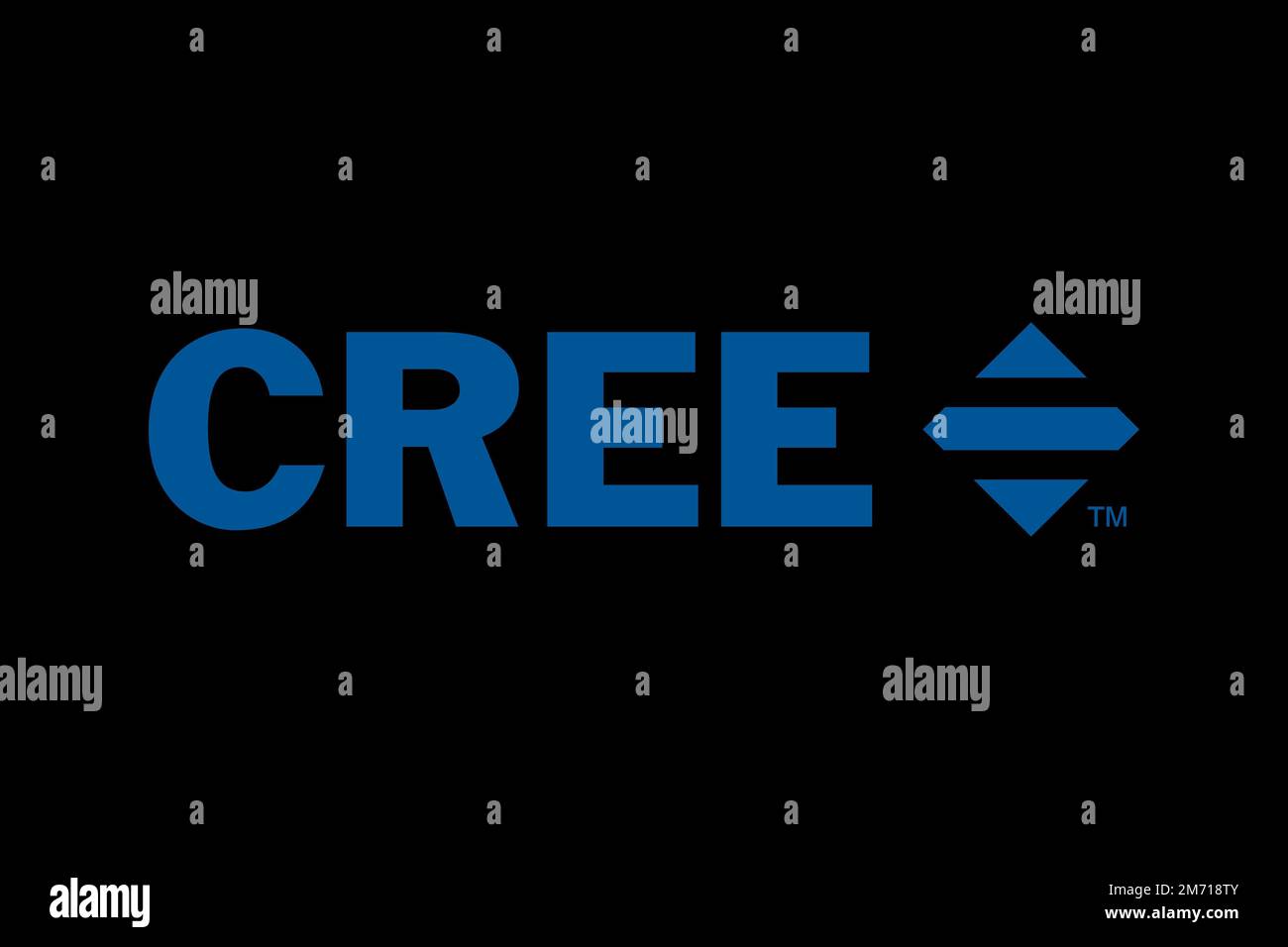Cree Inc. logo, black background Stock Photo - Alamy