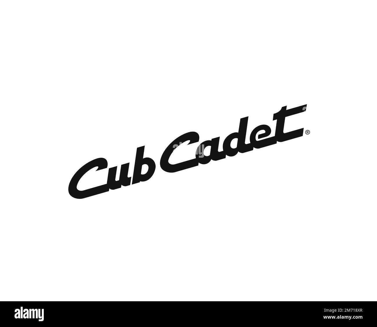 Cub Cadet, rotated logo, white background Stock Photo - Alamy