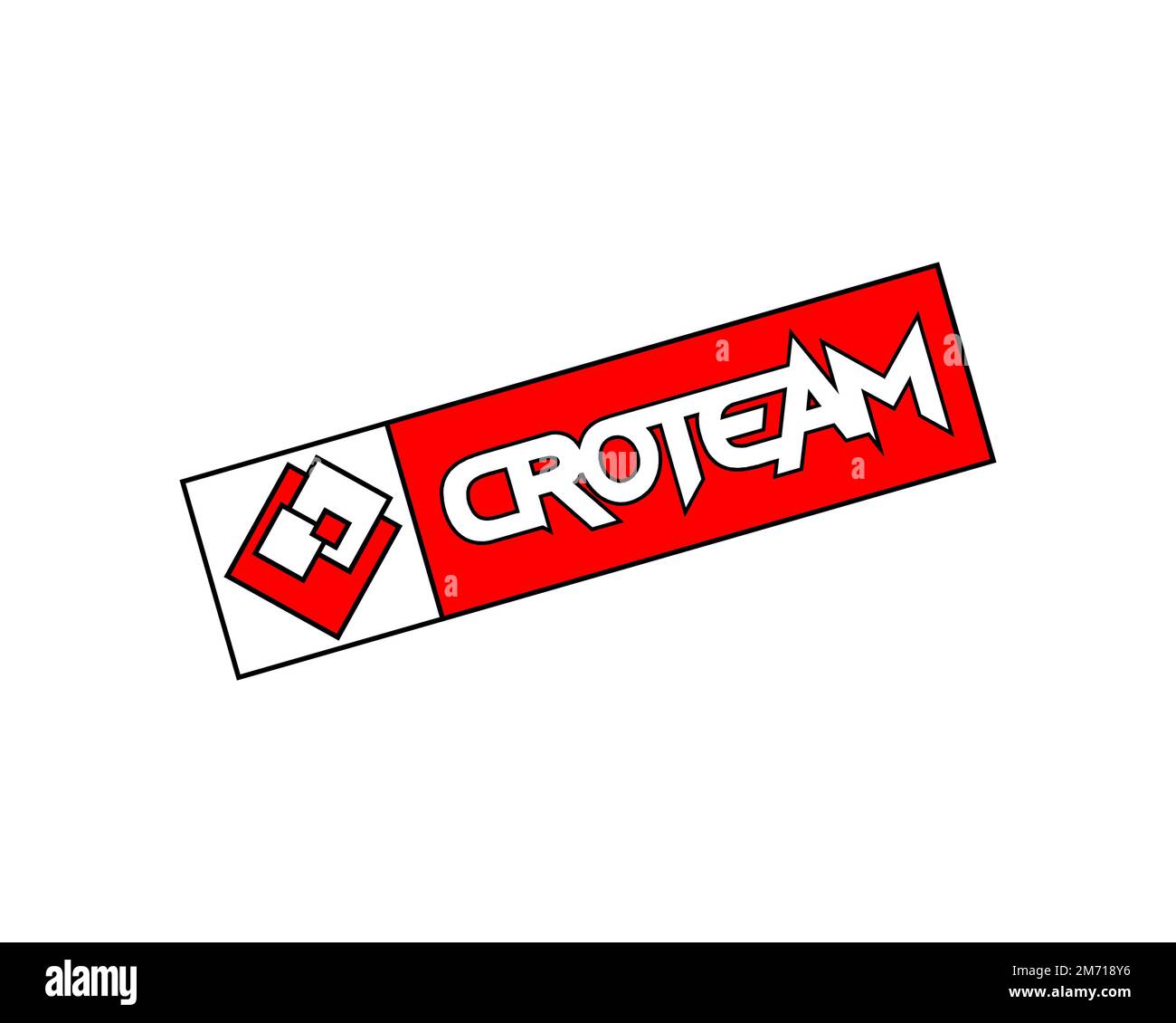 Croteam, rotated logo, white background Stock Photo - Alamy