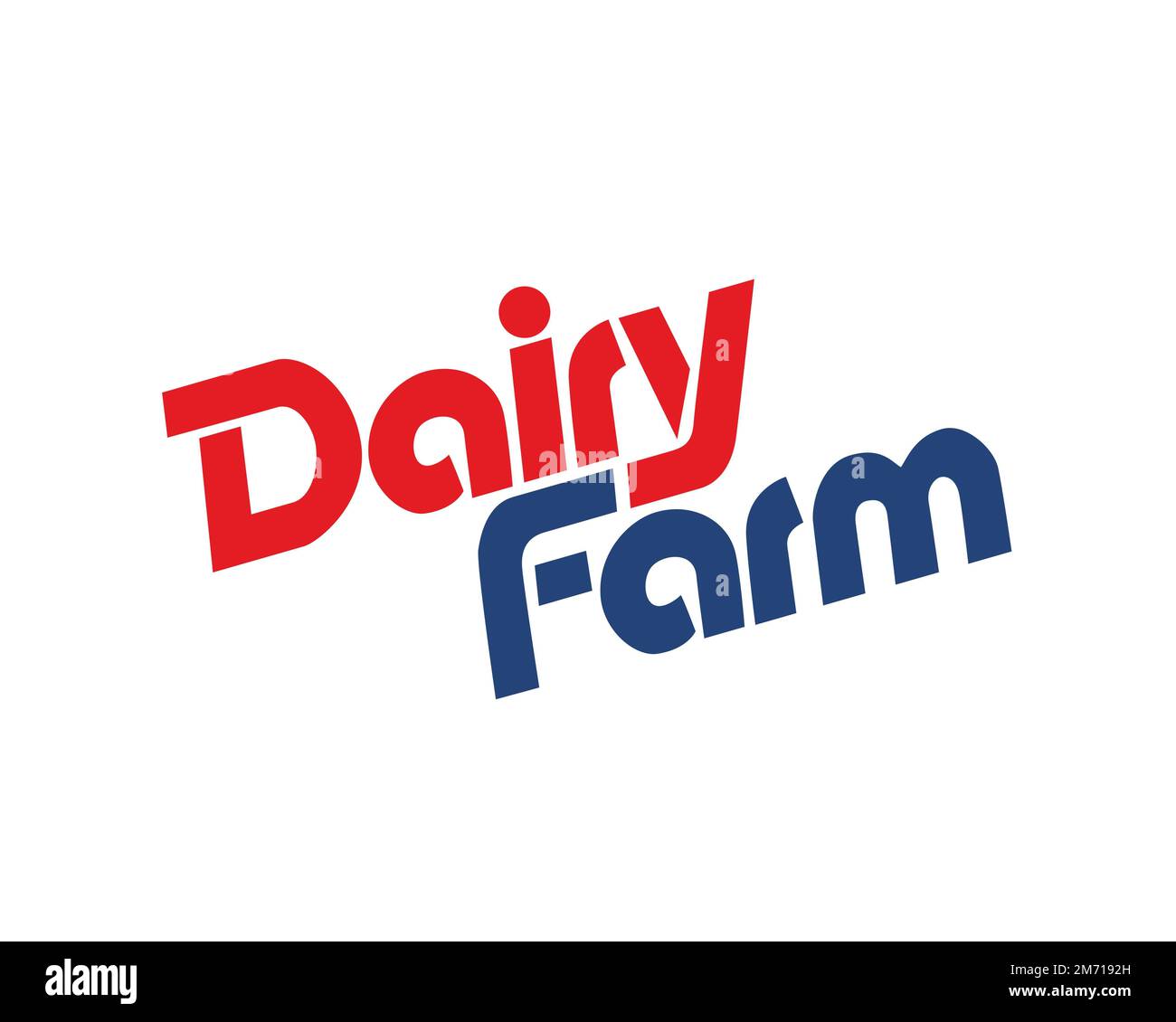 Dairy Farm International Holdings, rotated logo, white background Stock Photo - Alamy