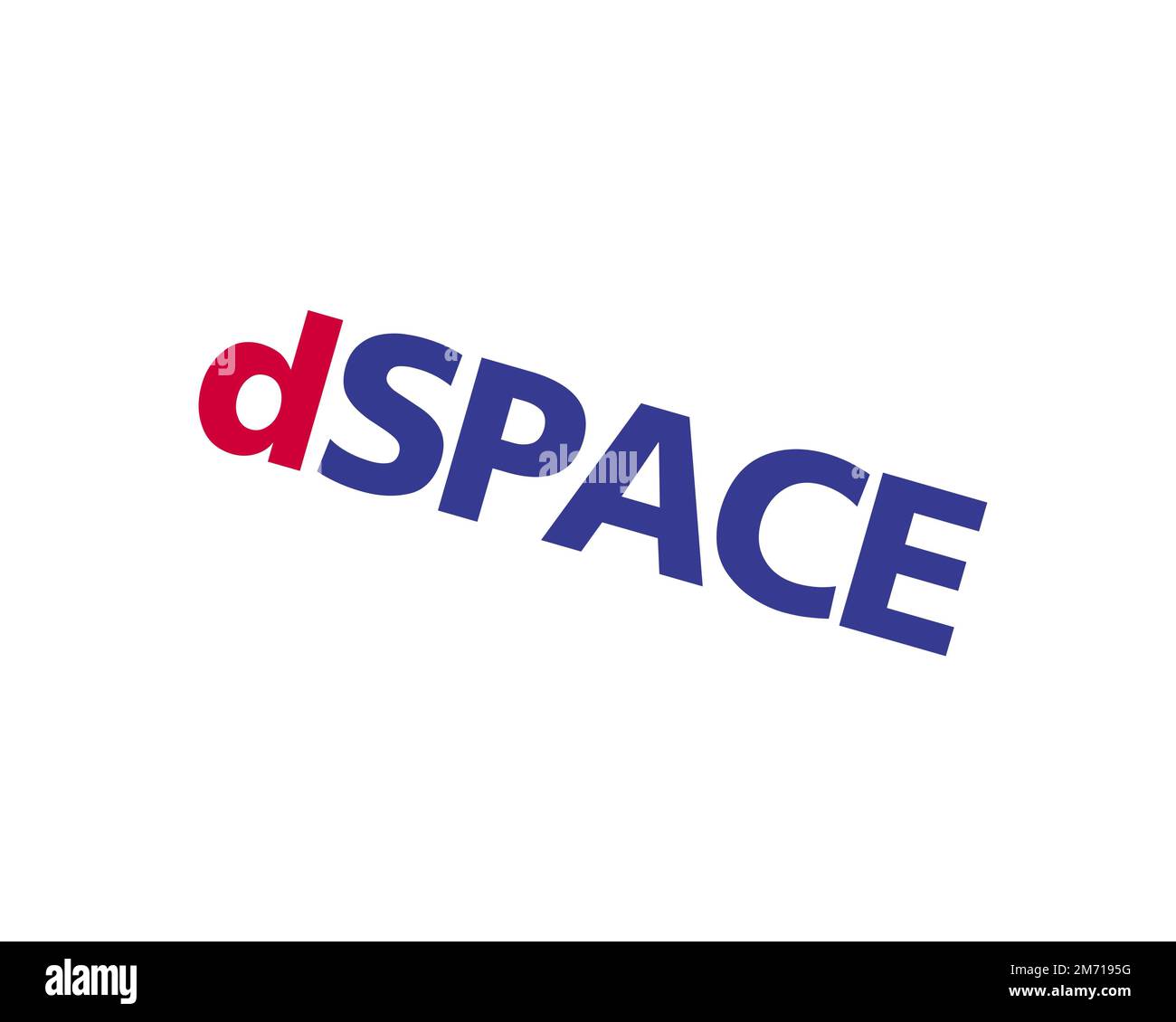 DSPACE GmbH, rotated logo, white background B Stock Photo - Alamy