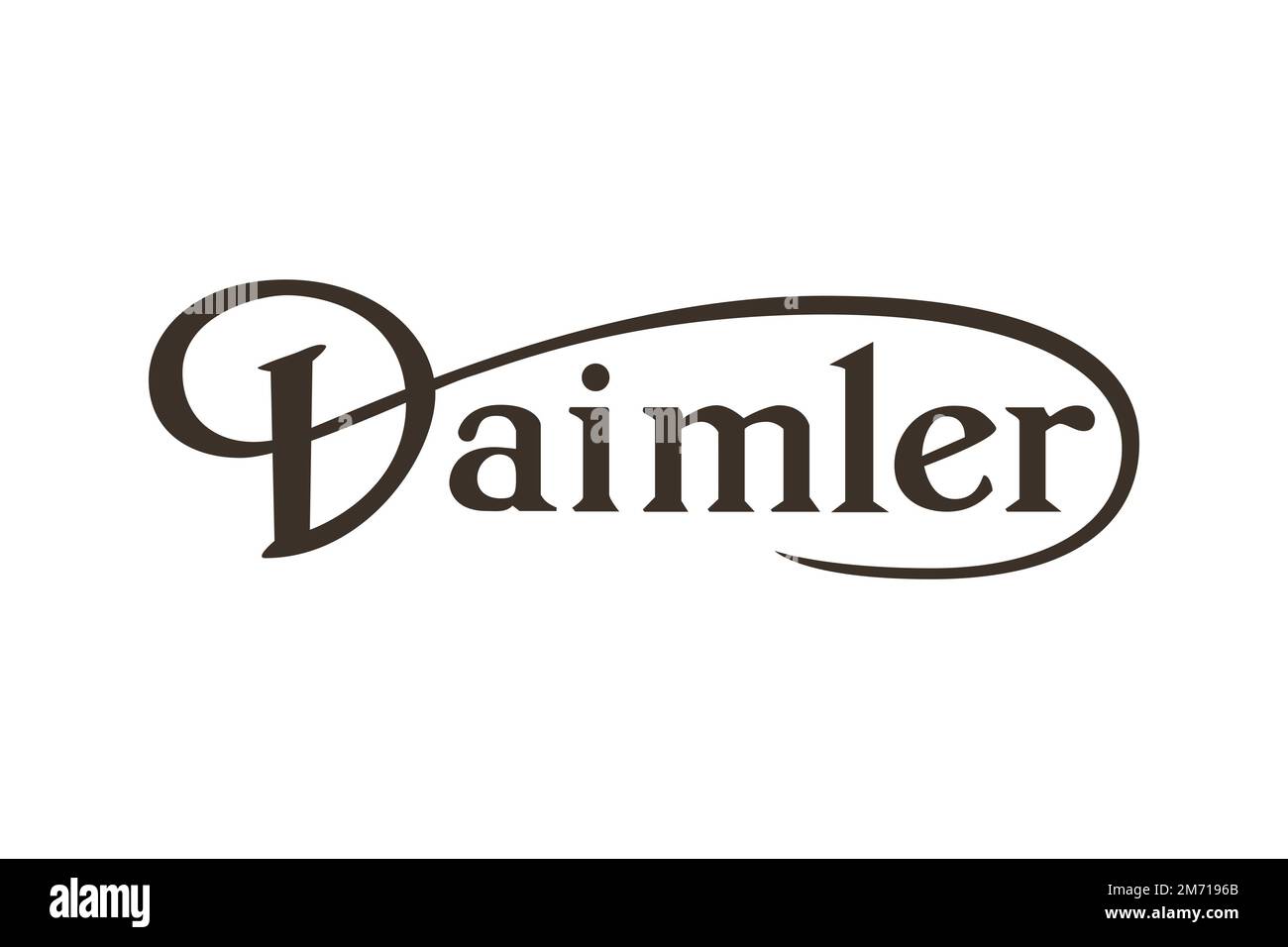 Daimler Company, Logo, White background Stock Photo - Alamy