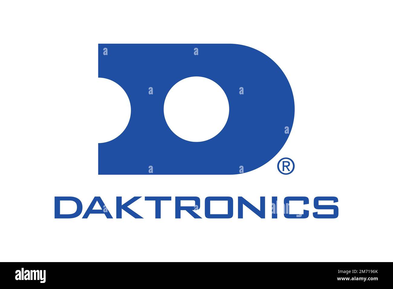 Daktronics, Logo, White background Stock Photo - Alamy