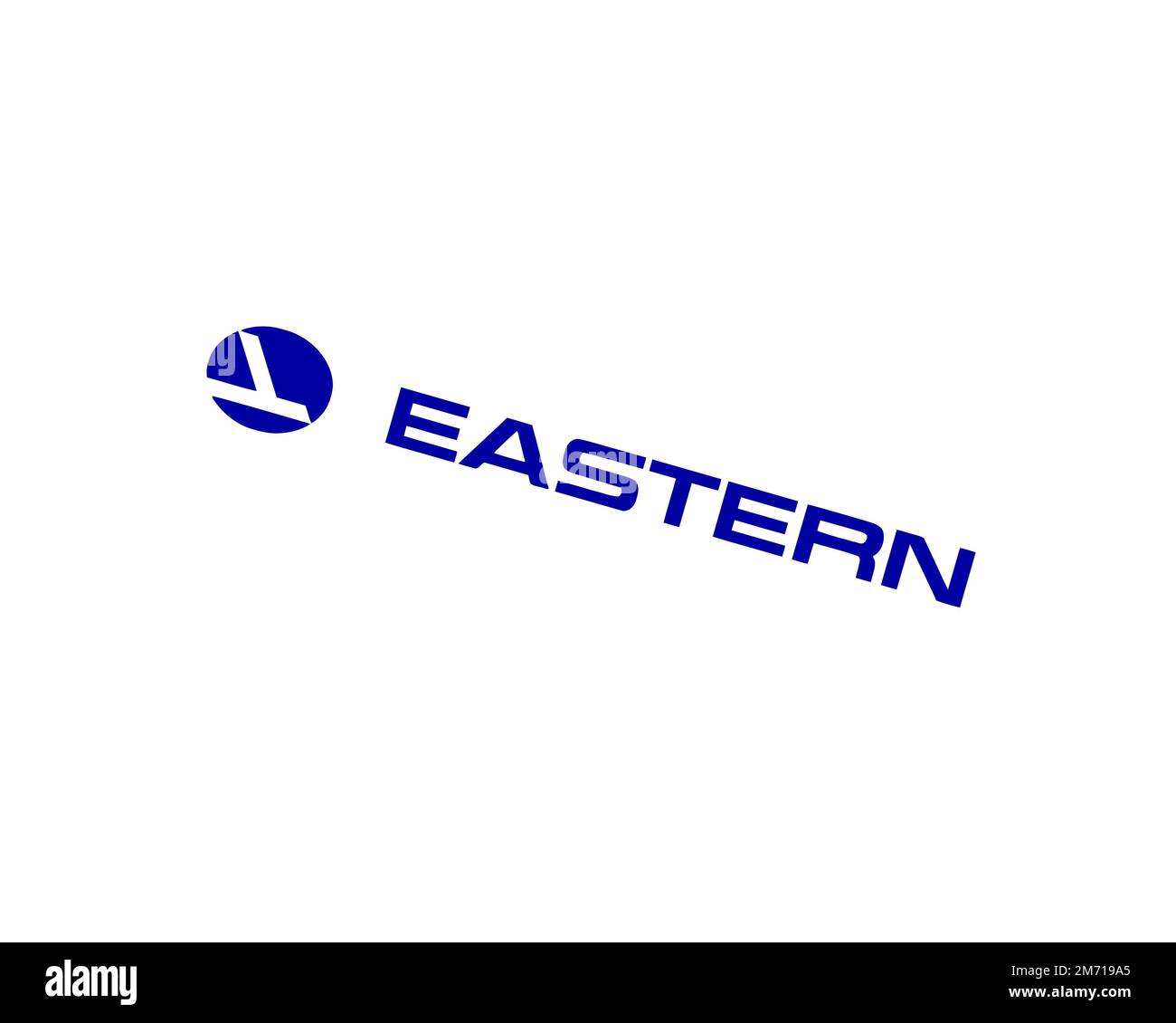 Eastern Air Lines 2015, rotated logo, white background B Stock Photo ...