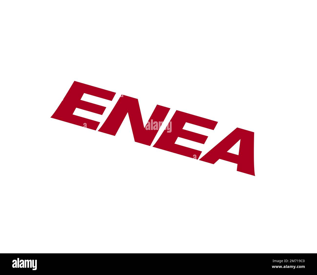 ENEA AB, rotated logo, white background B Stock Photo - Alamy
