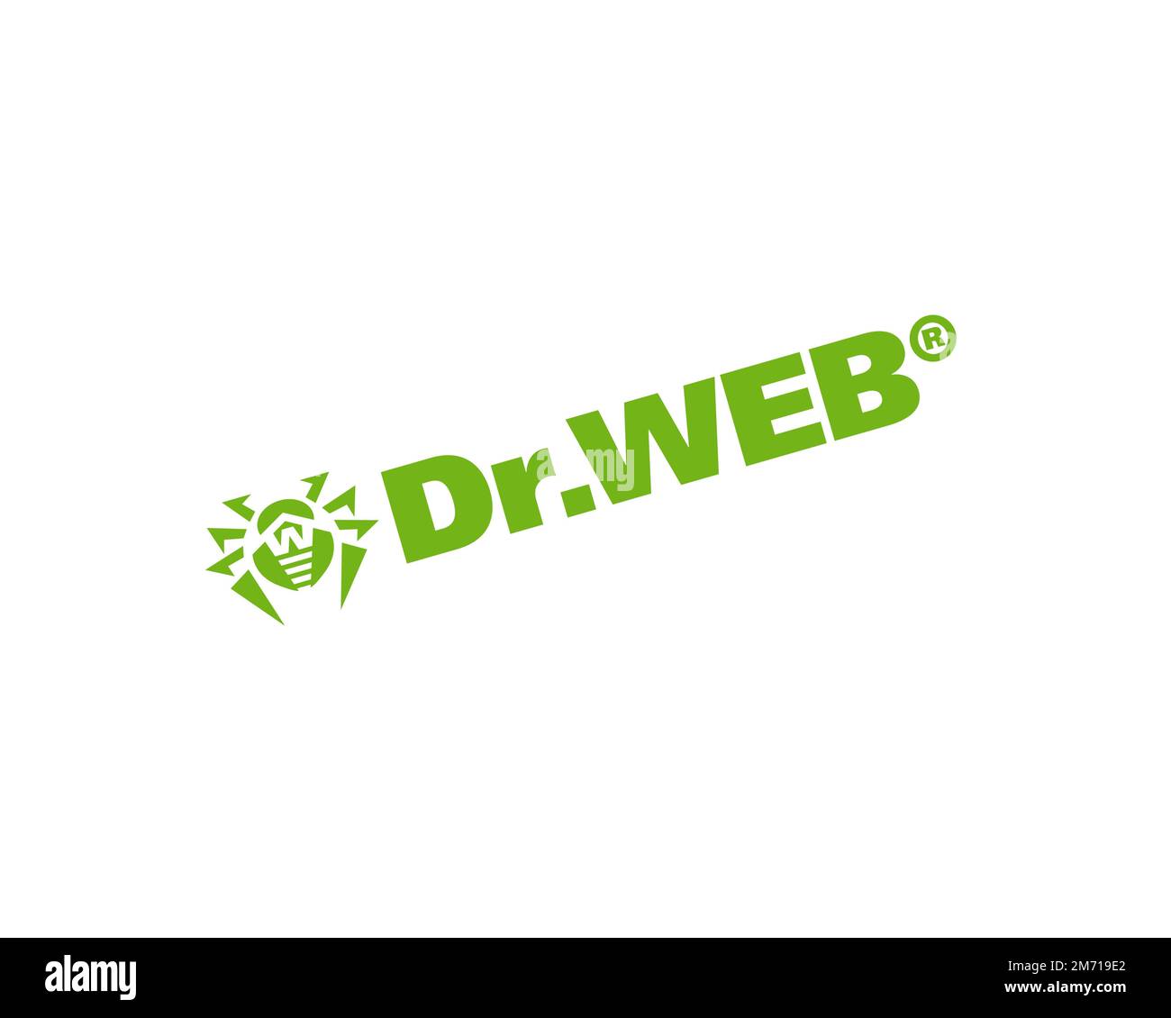 Dr. Web, rotated logo, white background Stock Photo - Alamy