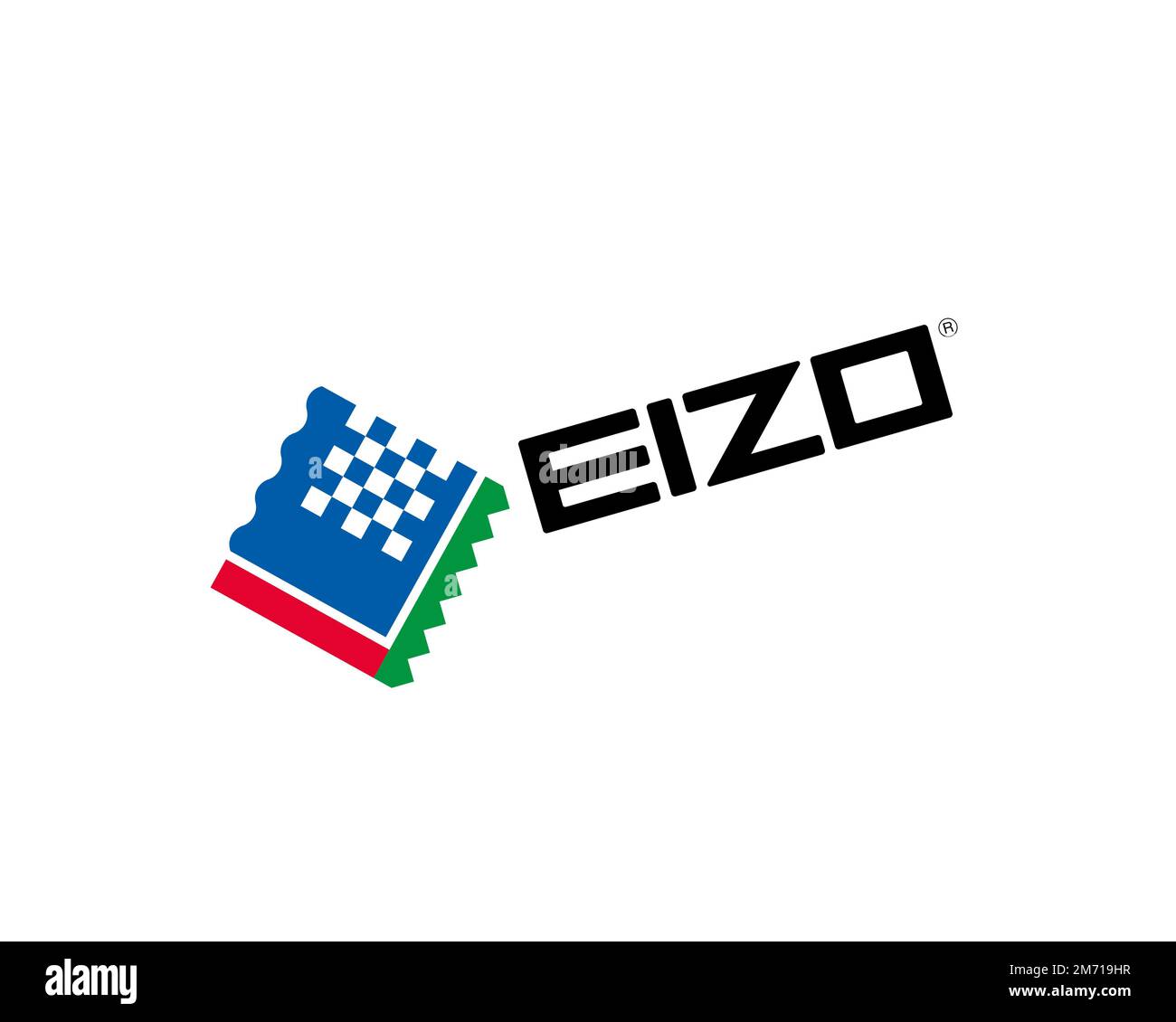 Eizo, rotated logo, white background Stock Photo - Alamy