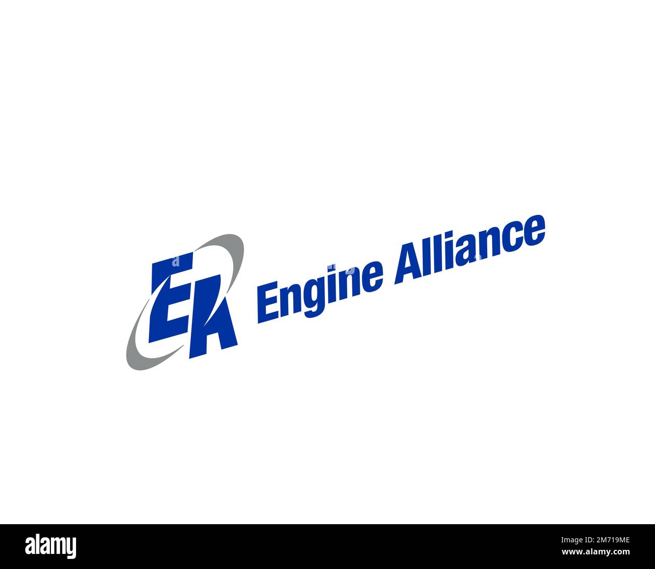Engine Alliance, rotated logo, white background Stock Photo - Alamy