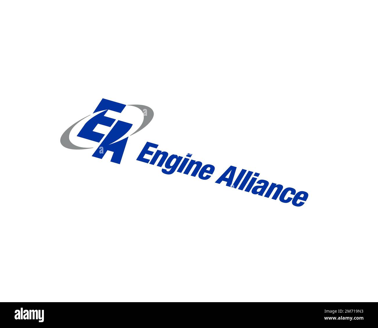 Engine Alliance, rotated logo, white background B Stock Photo - Alamy